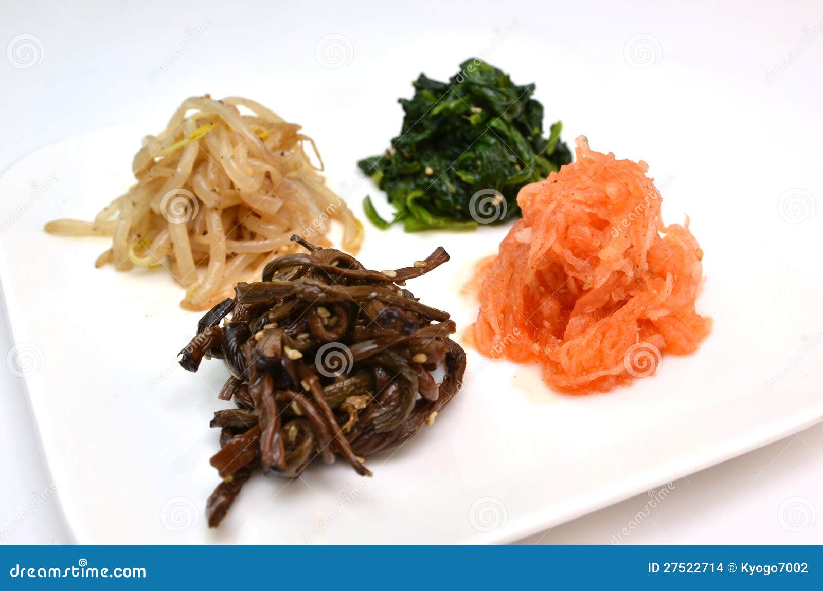 Namul stock photo. Image of namul, korean, yakiniku, asia - 27522714