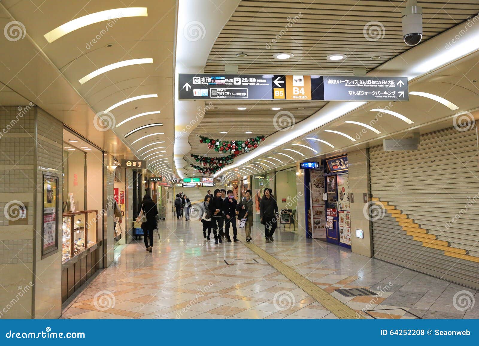 Nanba , Underground Shopping Mall Editorial Stock Photo - Image of ...
