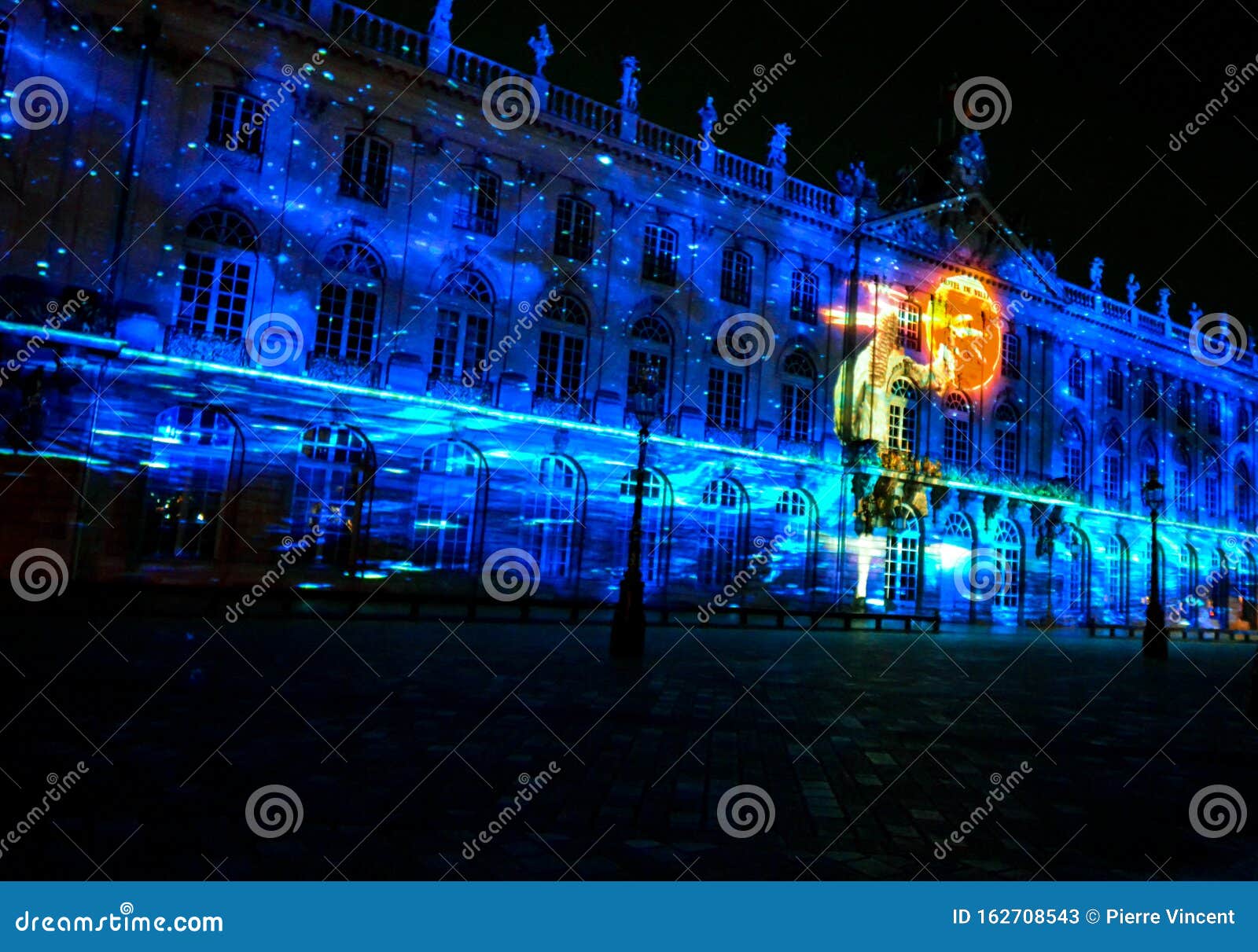 Nancy by night editorial stock photo. Image of tourism - 162708543