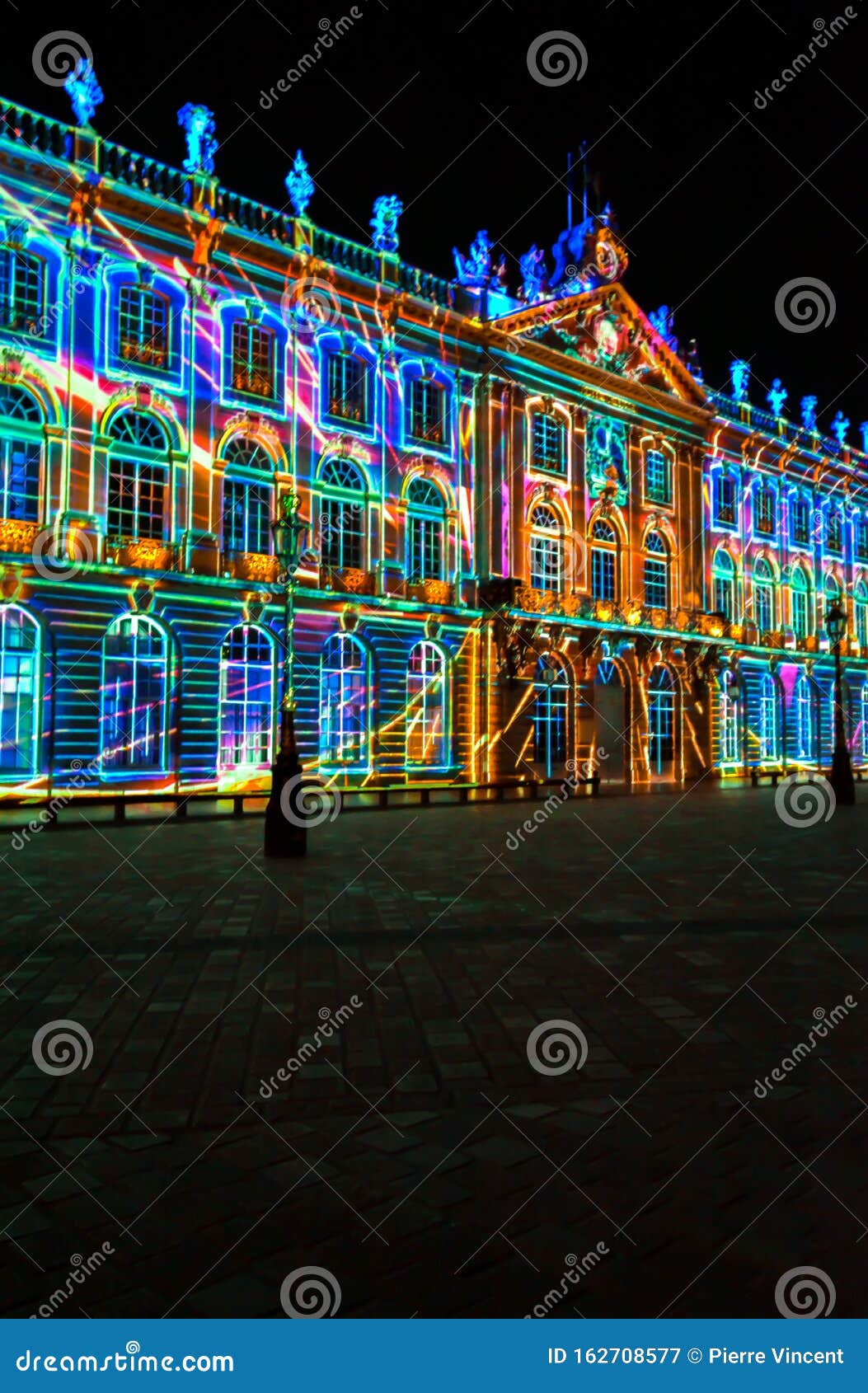 Nancy by night editorial photography. Image of lights - 162708577