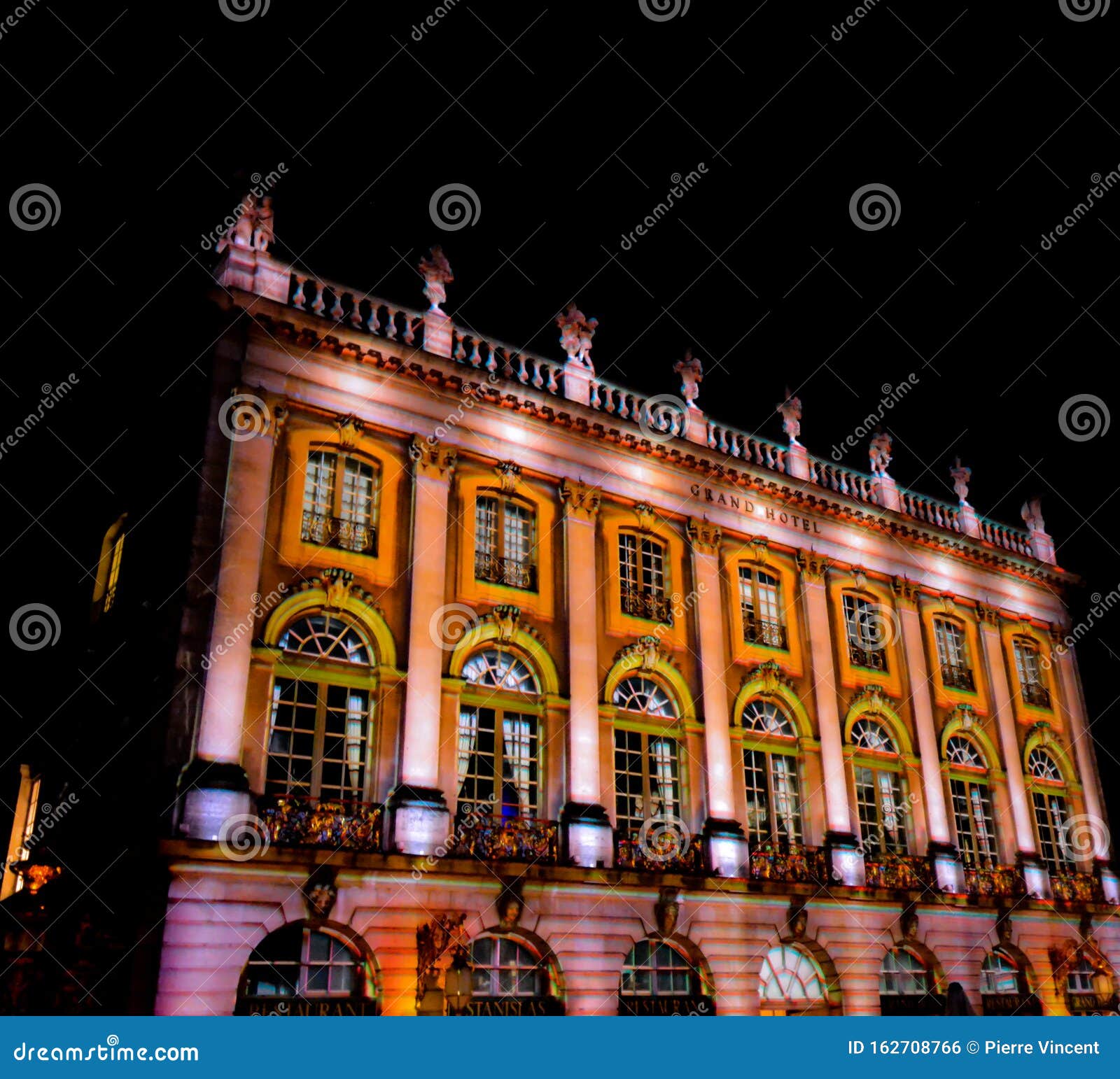 Nancy by night editorial photo. Image of nancy, travel - 162708766