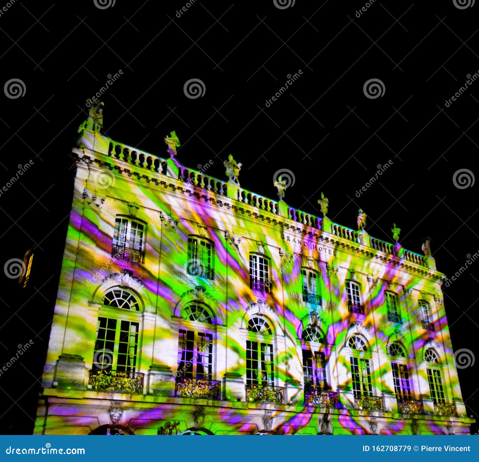 Nancy by night editorial stock image. Image of beauty - 162708779