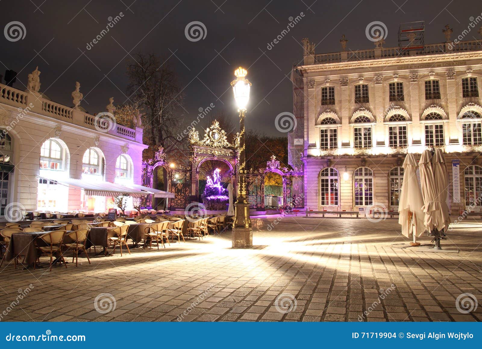 Nancy editorial stock image. Image of evening, plaza - 71719904