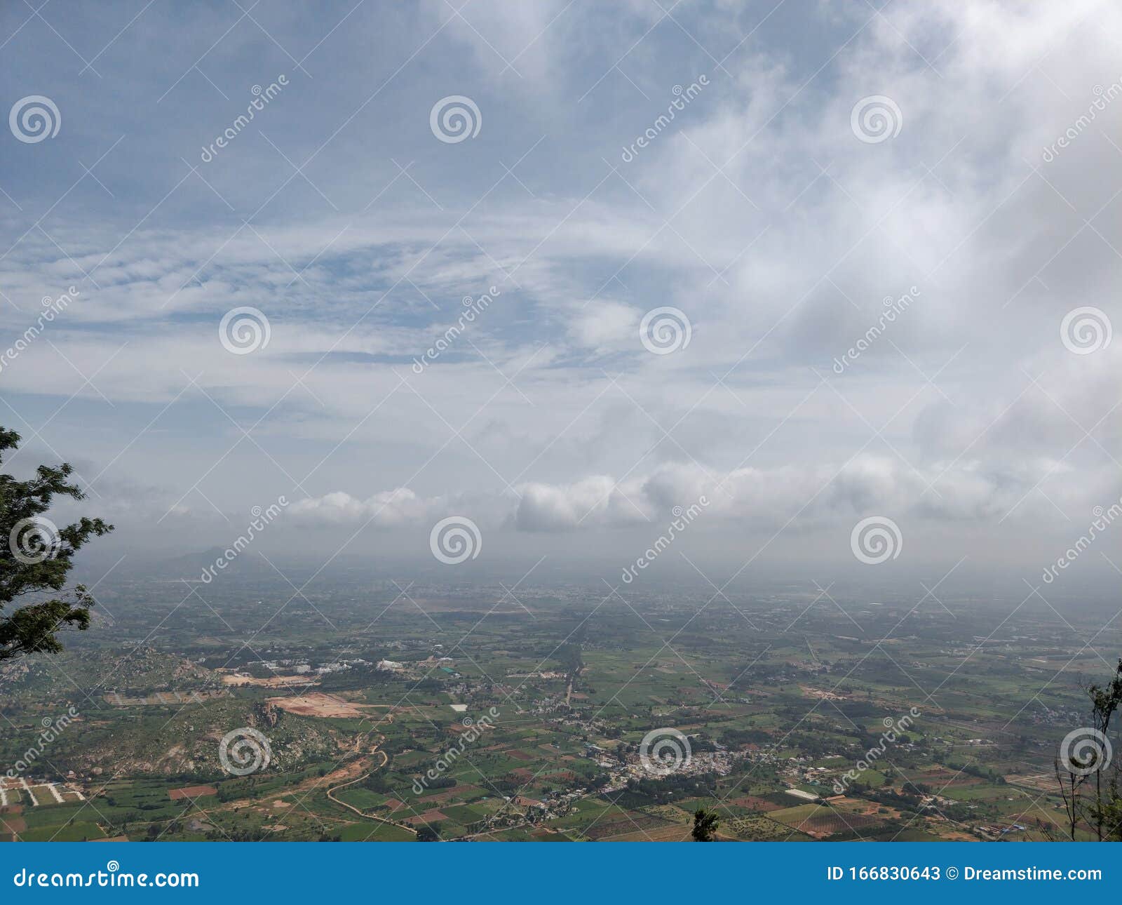 Nandi Hill top view stock image. Image of cloud, nandi - 166830643