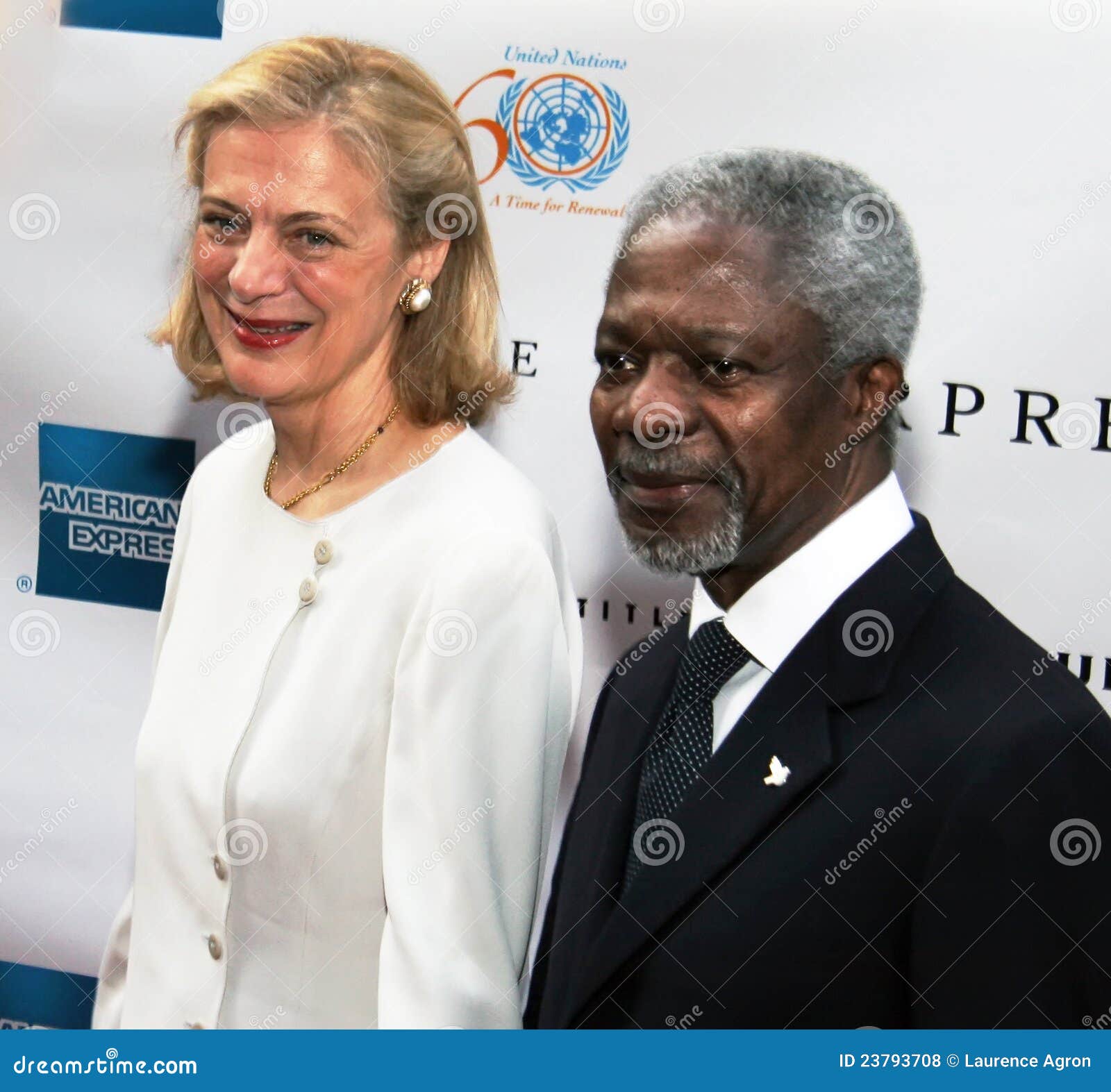 Nane Maria Lagergren Et Kofi Annan Photo stock éditorial - Image du ...