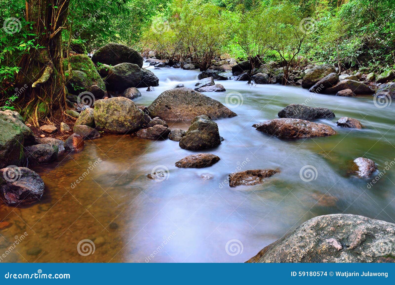 Nang Rong Waterfall, Thailand Stock Photo - Image of landscape, rong ...