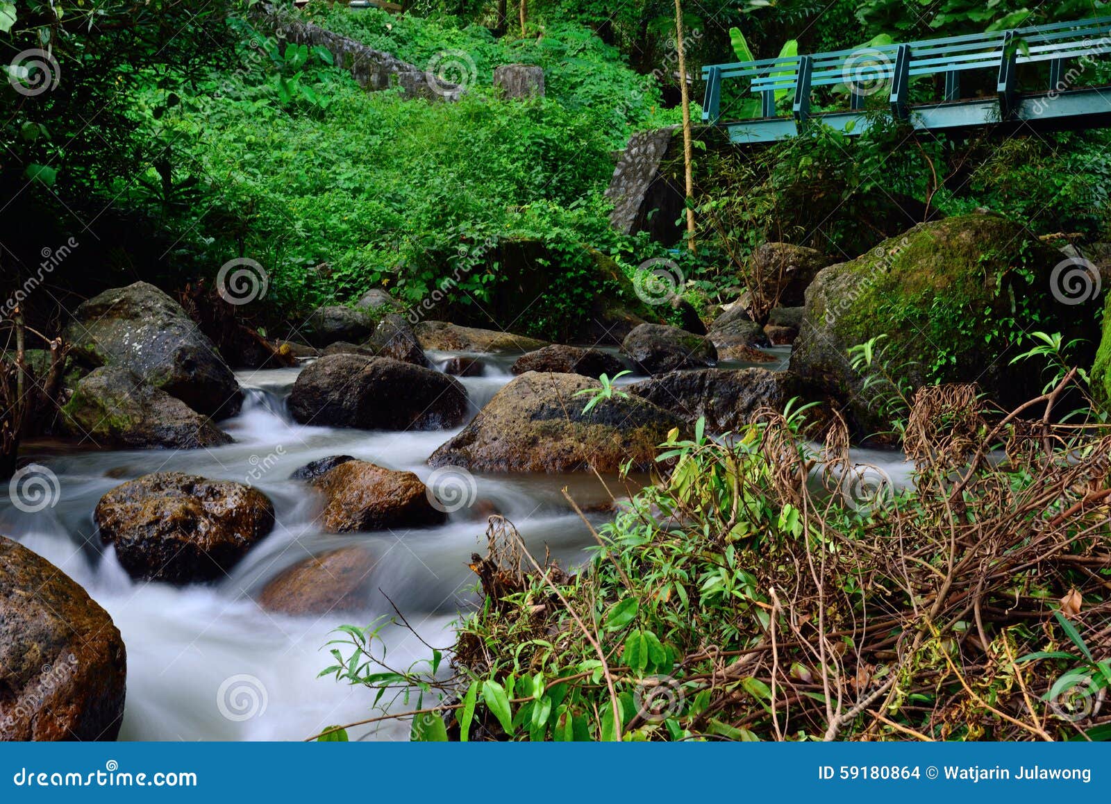 Nang Rong Waterfall, Thailand Stock Photo - Image of beautiful, stream ...