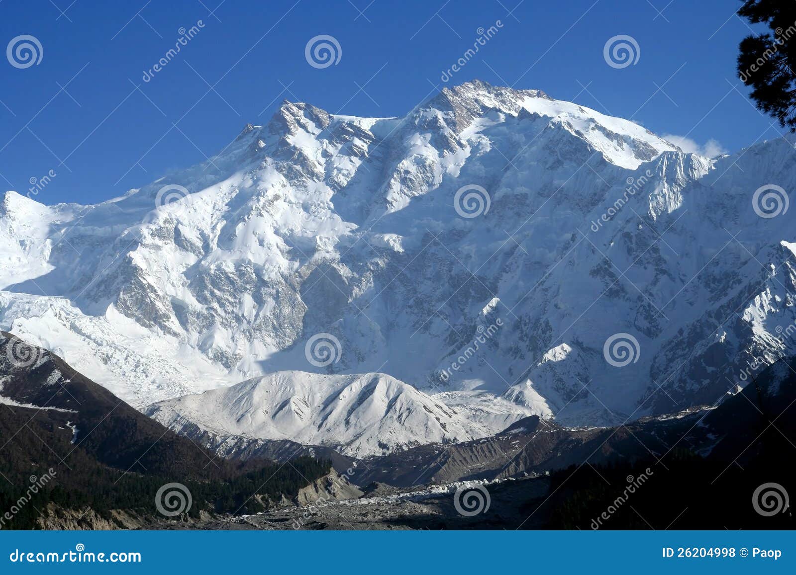 Nanga Parbat stock photo. Image of beauty, greatness - 26204998