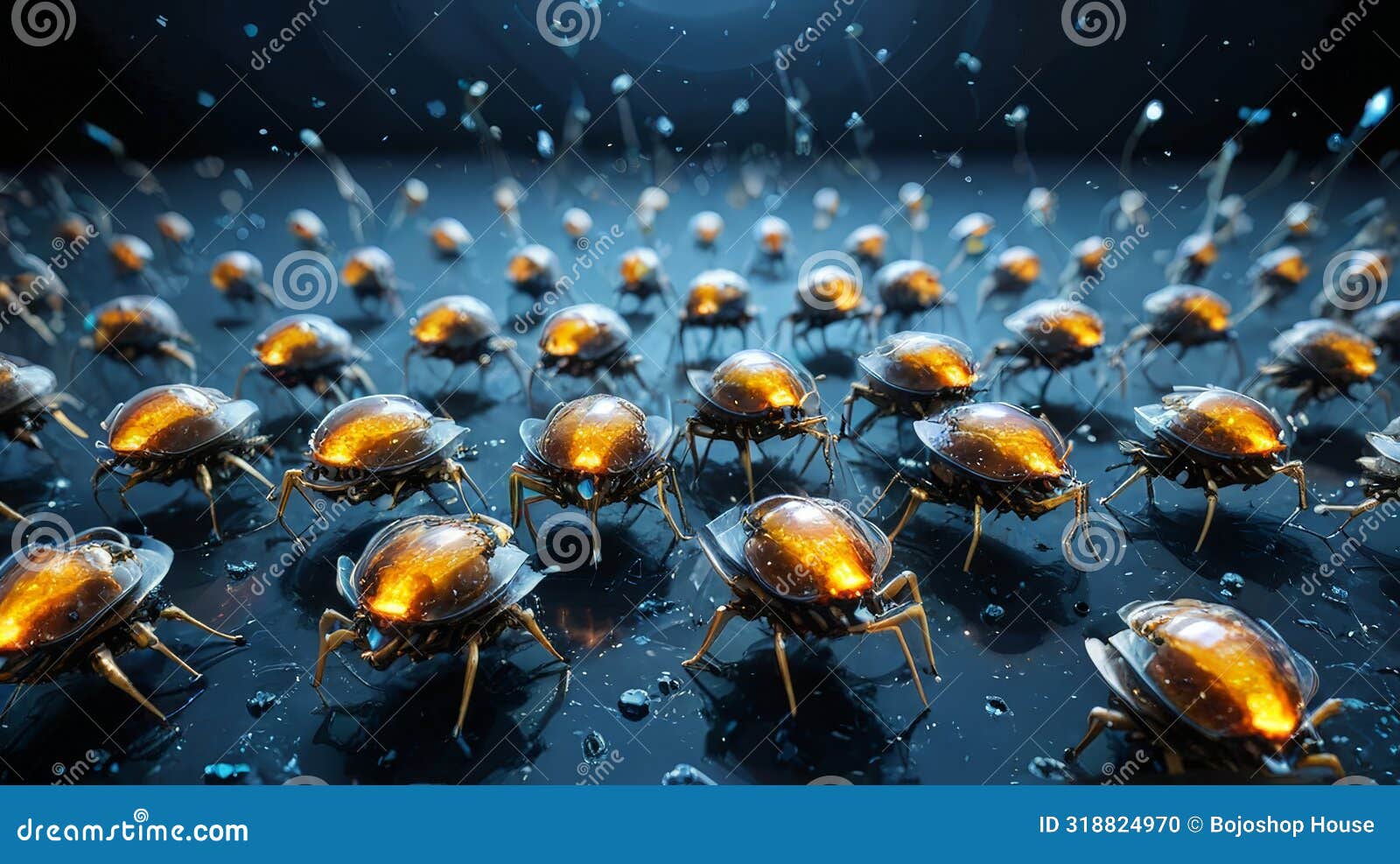 The Nanite Swarm: Billions Of Microscopic Nanobots Forming Collective ... The Nanite Swarm: Billions Of Microscopic Nanobots Forming Collective ...