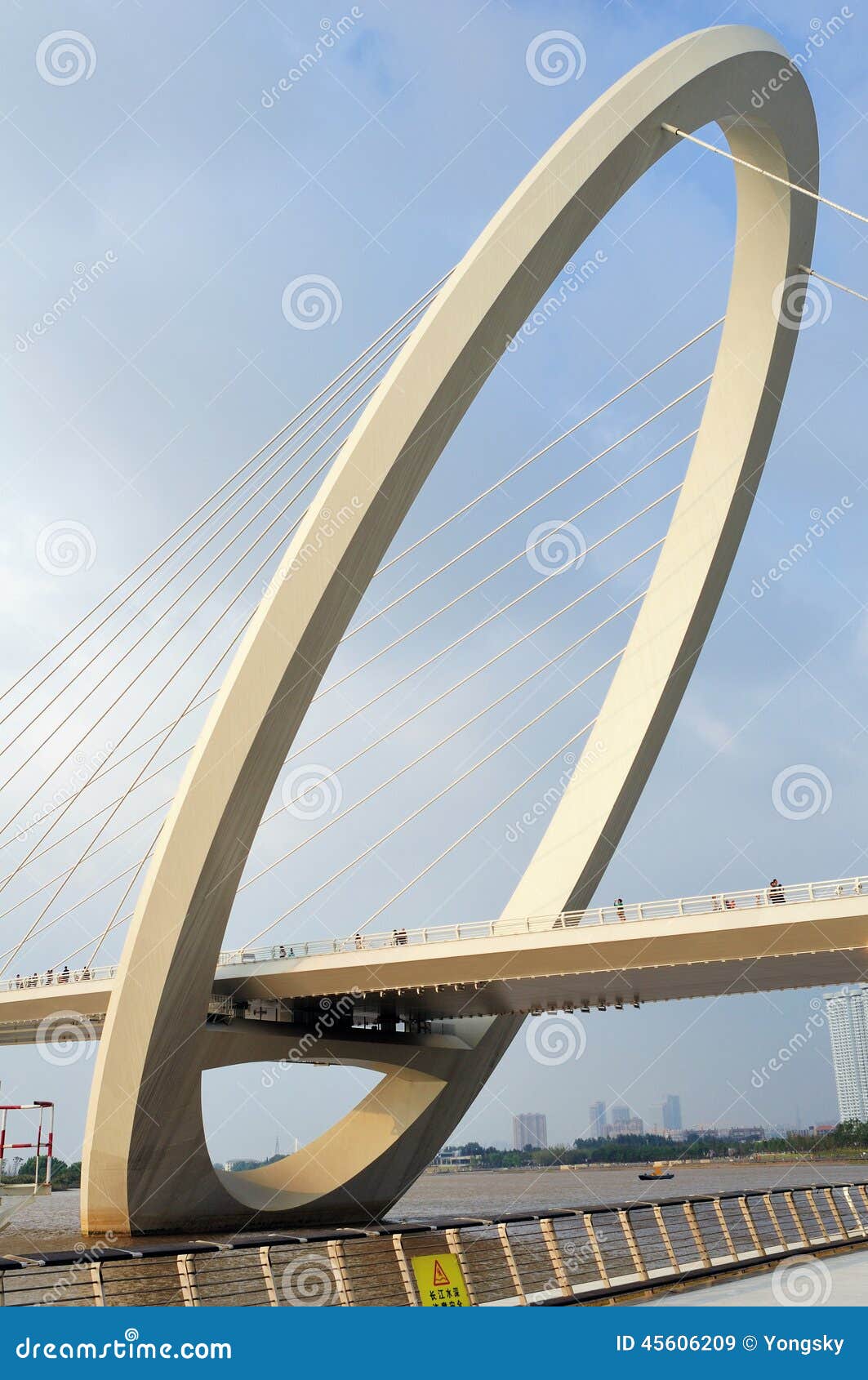 Nanjing eye bridge walk editorial stock image. Image of china - 45606209