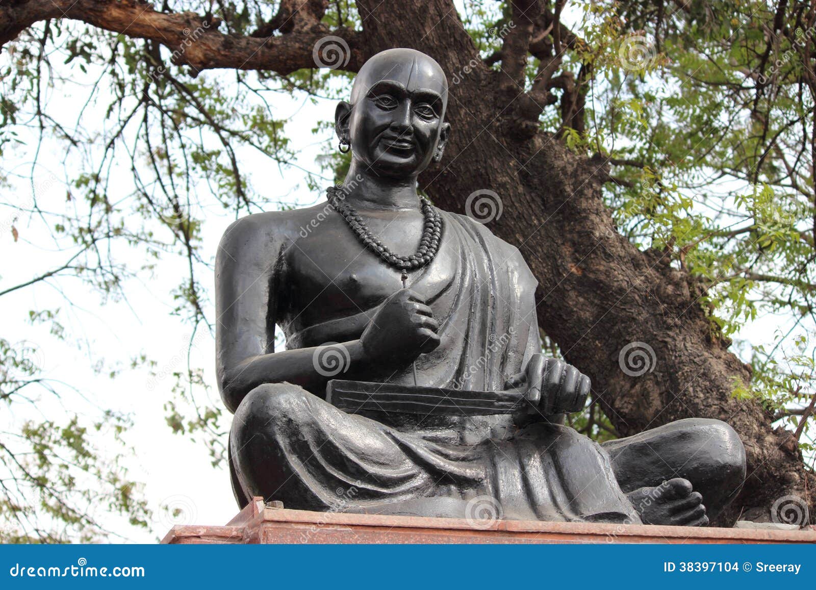 Nannayya stock photo. Image of black, statue, hindu, granite - 38397104