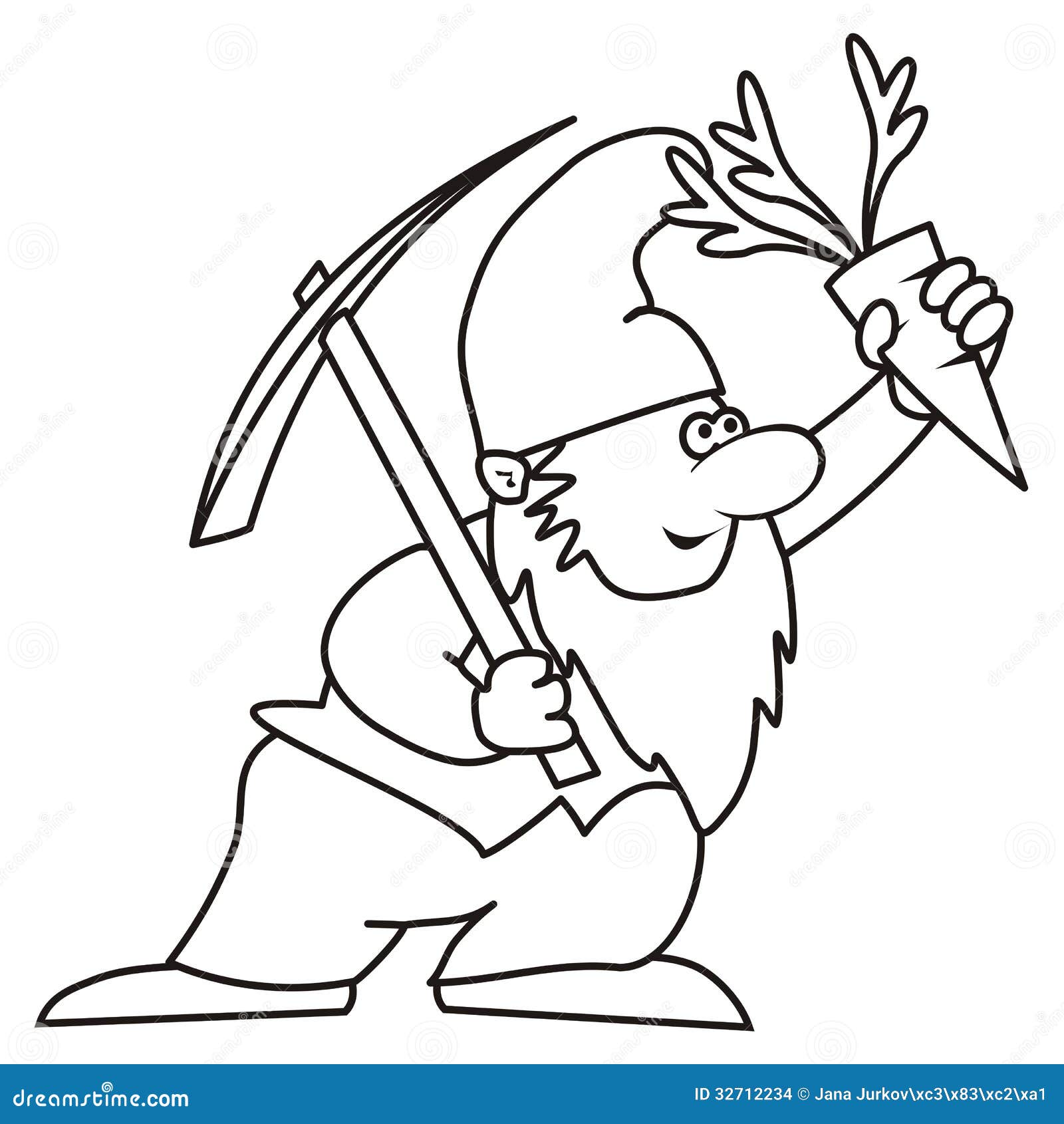 Nano - coloritura illustrazione vettoriale. Illustrazione di ...