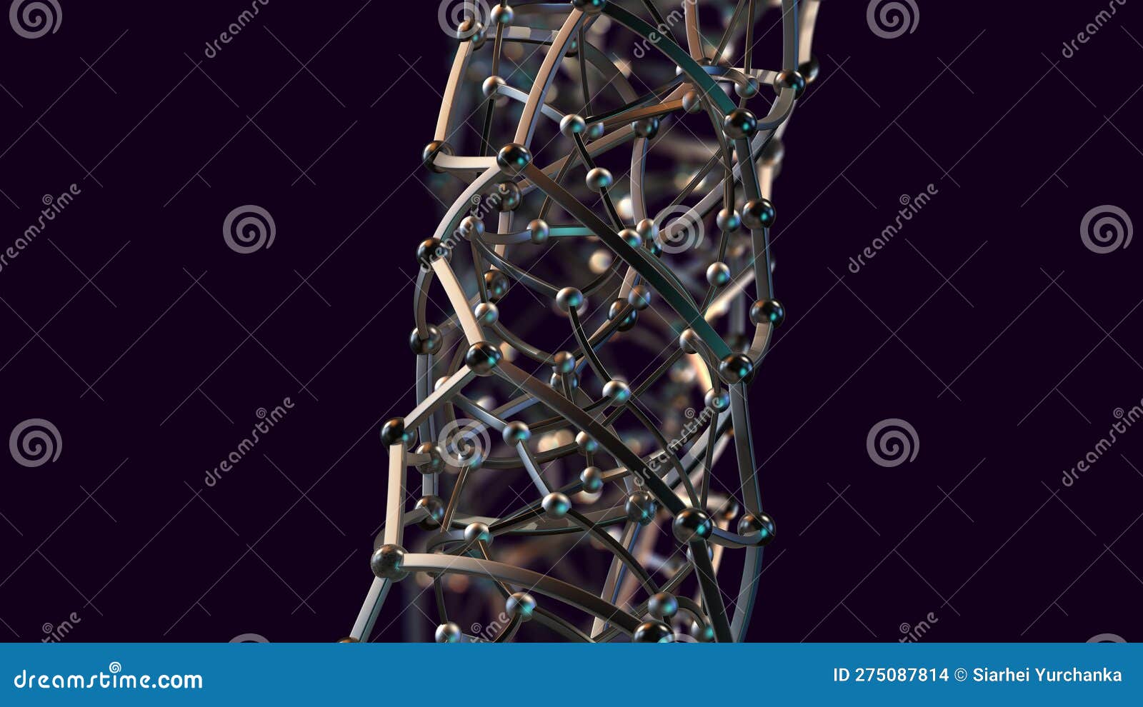 Nano Crystal Structure and Shape Stock Illustration - Illustration of ...