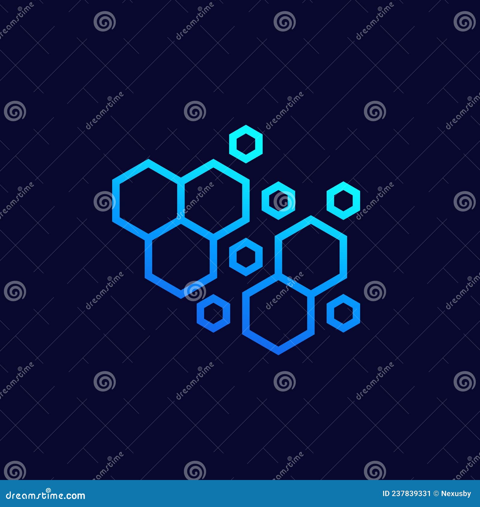 Nano Material Or Nanostructure Vector Icon Stock Vector Illustration