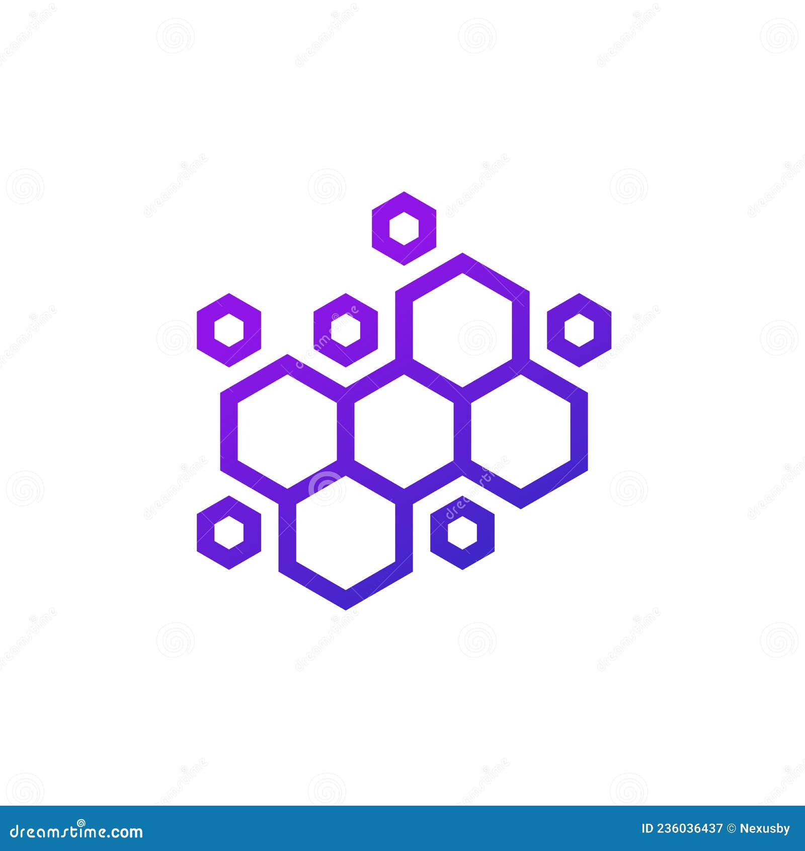 Nano Materials or Nanostructure, Vector Icon Stock Vector ...