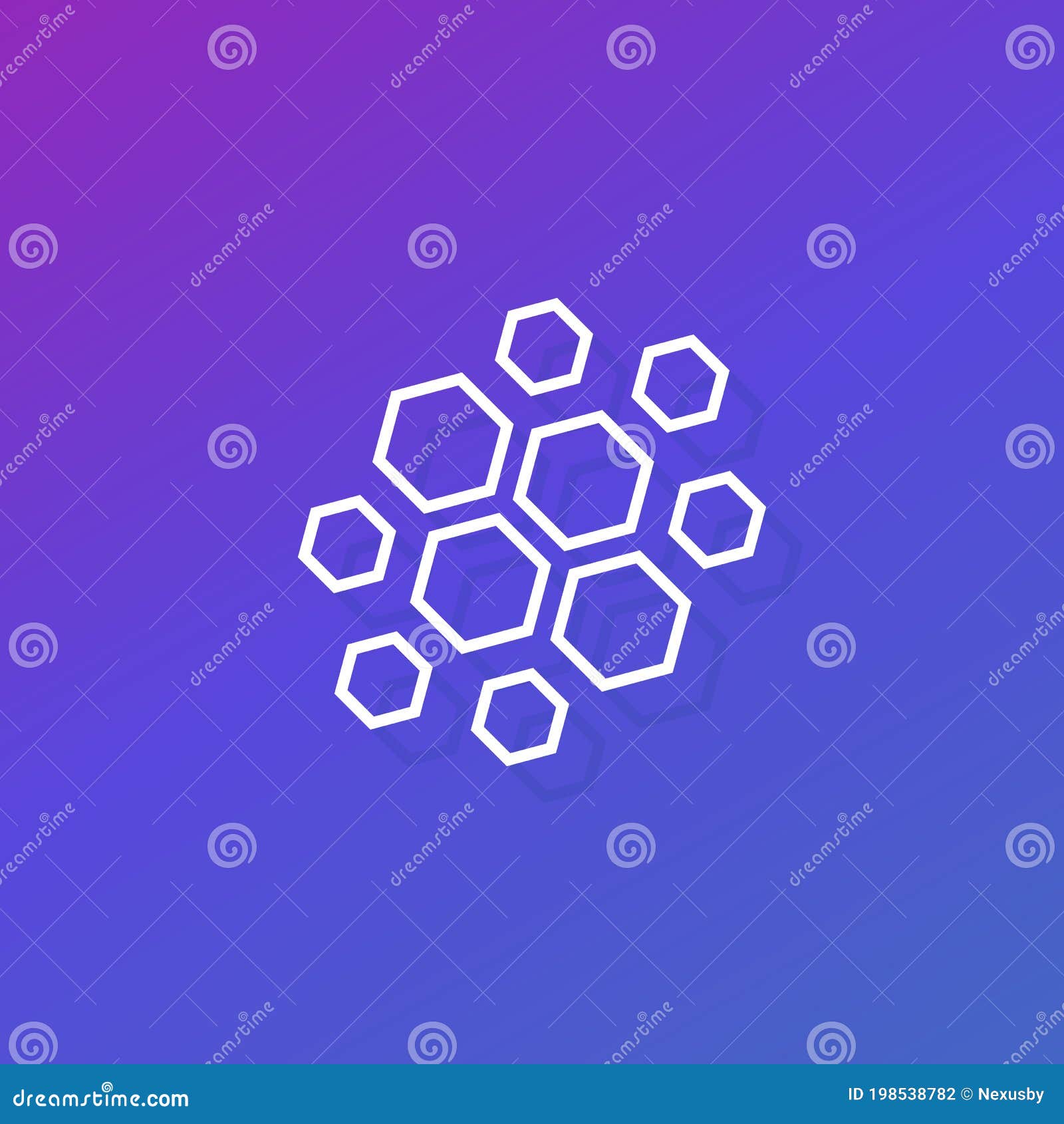 Nano Materials, Nanostructure Vector | CartoonDealer.com #166602513