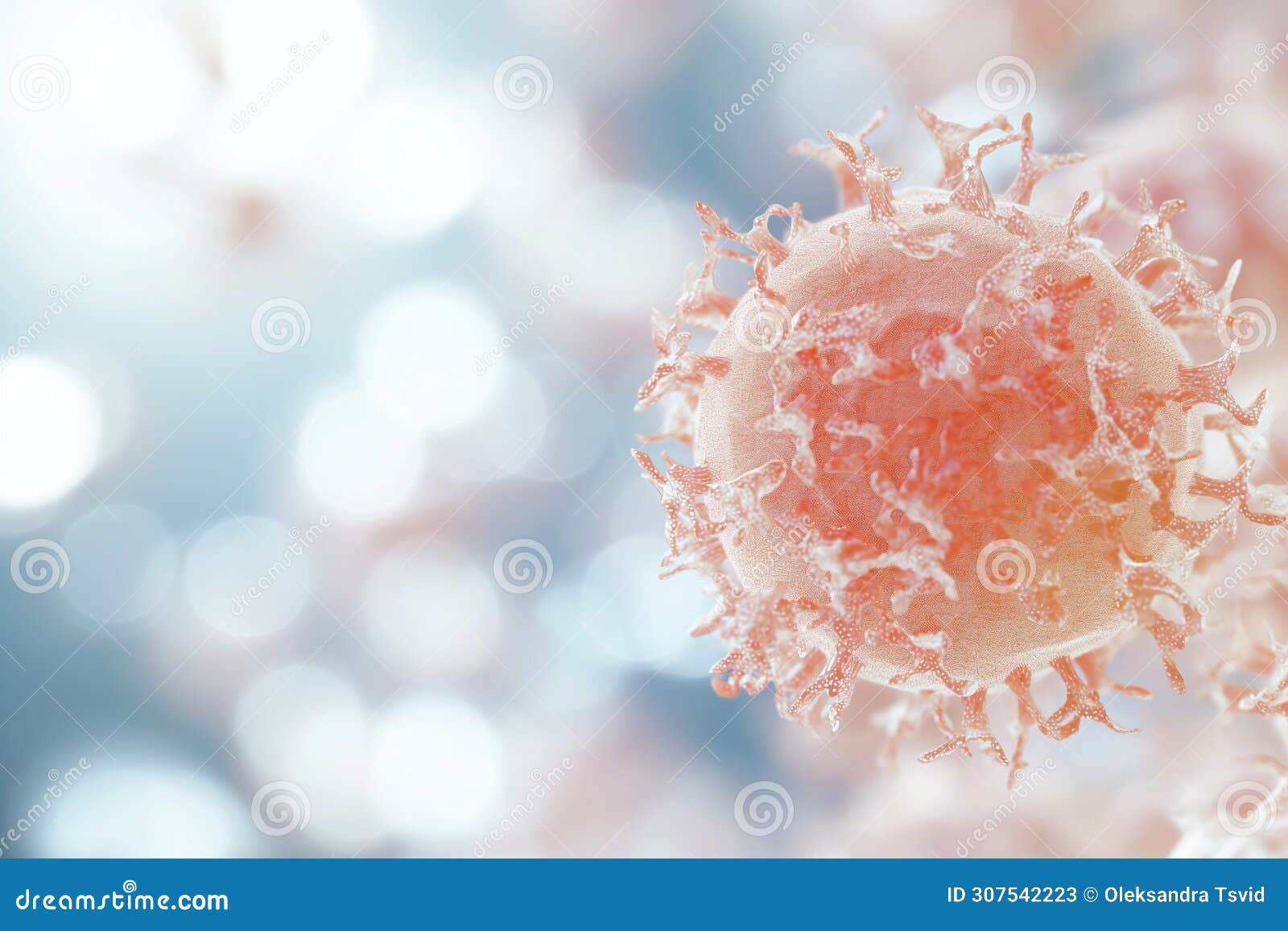 Nano-Molecular Cell, Strong Increase in Cellular Processes Stock Image ...