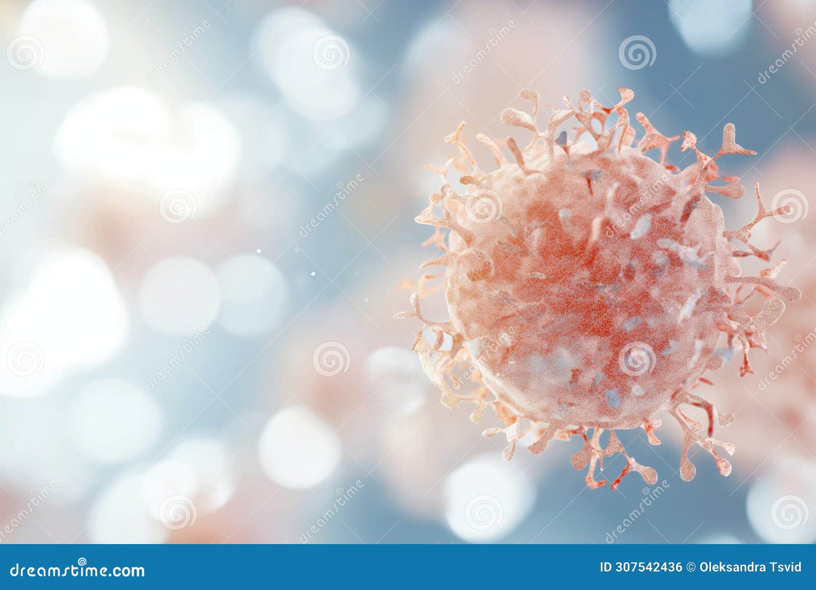 Nano-Molecular Cell, Strong Increase in Cellular Processes Stock Photo ...