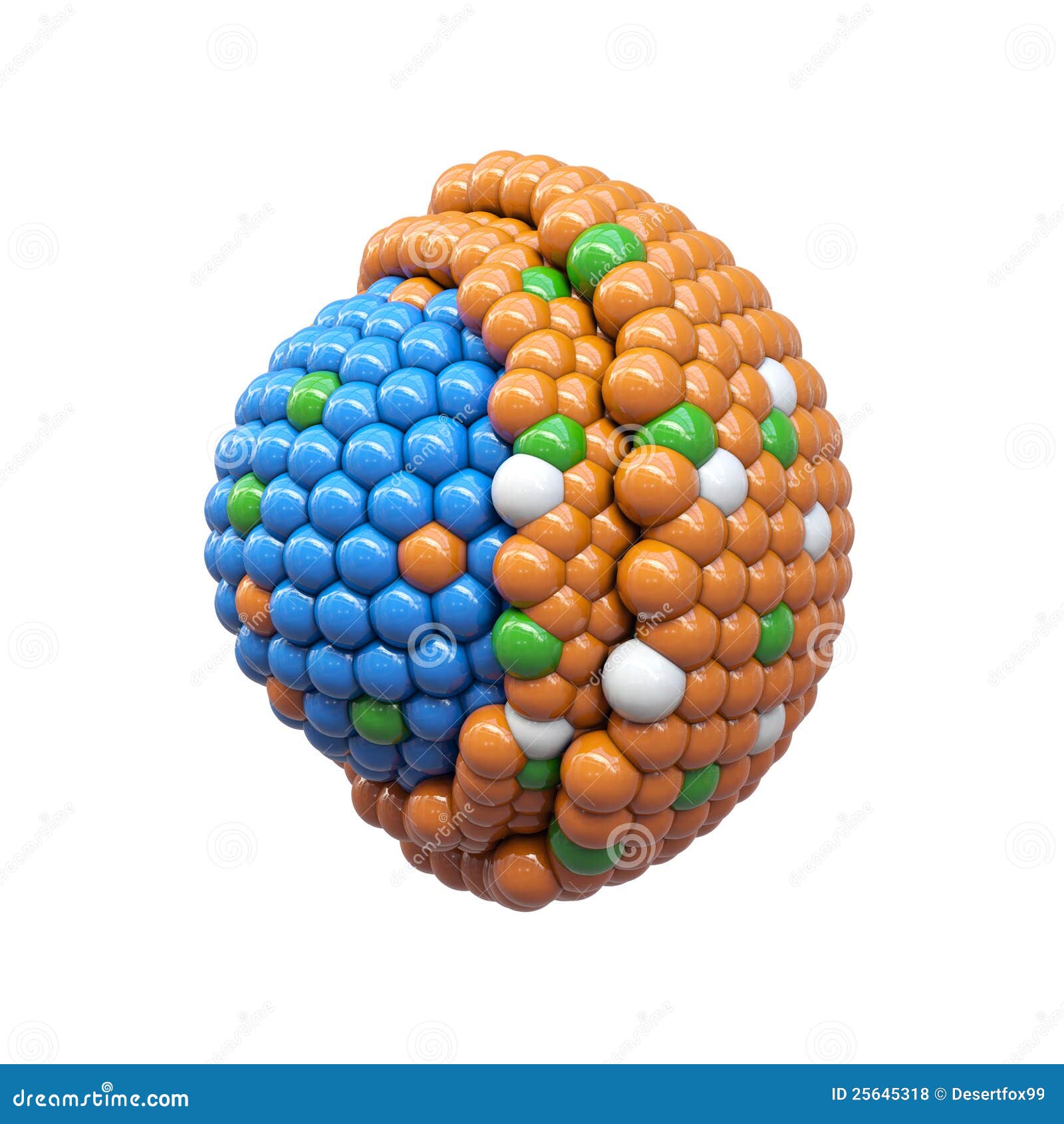 Nano Particles Cross Section Stock Illustration - Illustration of ...