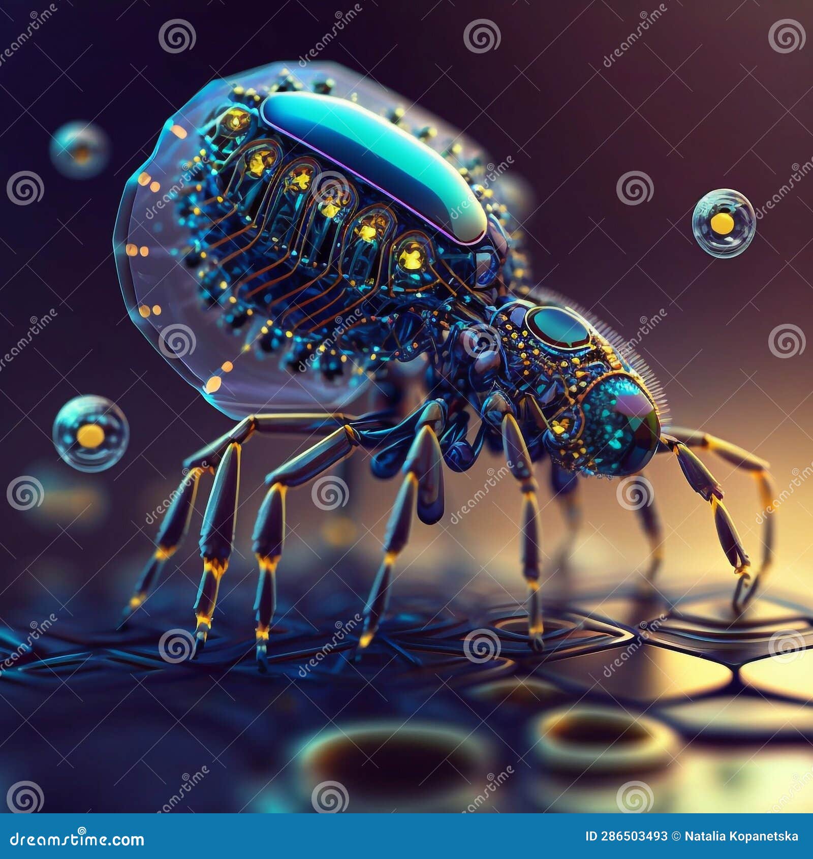 Nano Robot, Concept of New Technologies in Medicine Stock Illustration ...
