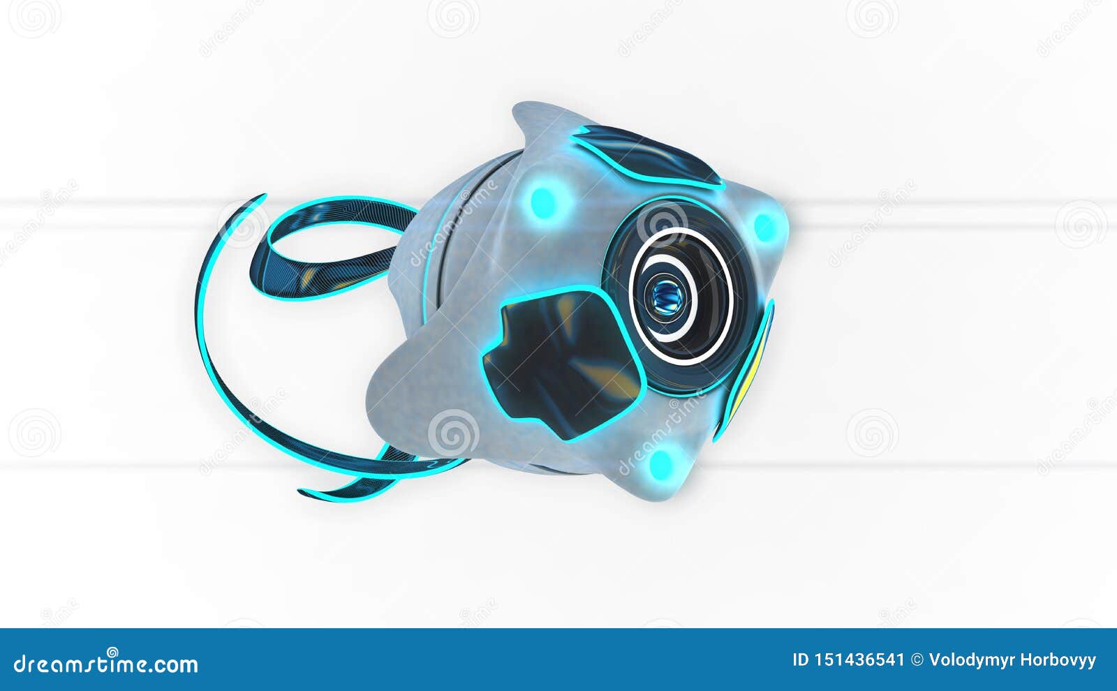 Nano robot 3D render stock illustration. Illustration of nanomedicine ...