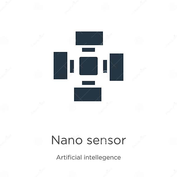 Nano Sensor Icon Vector. Trendy Flat Nano Sensor Icon from Artificial ...