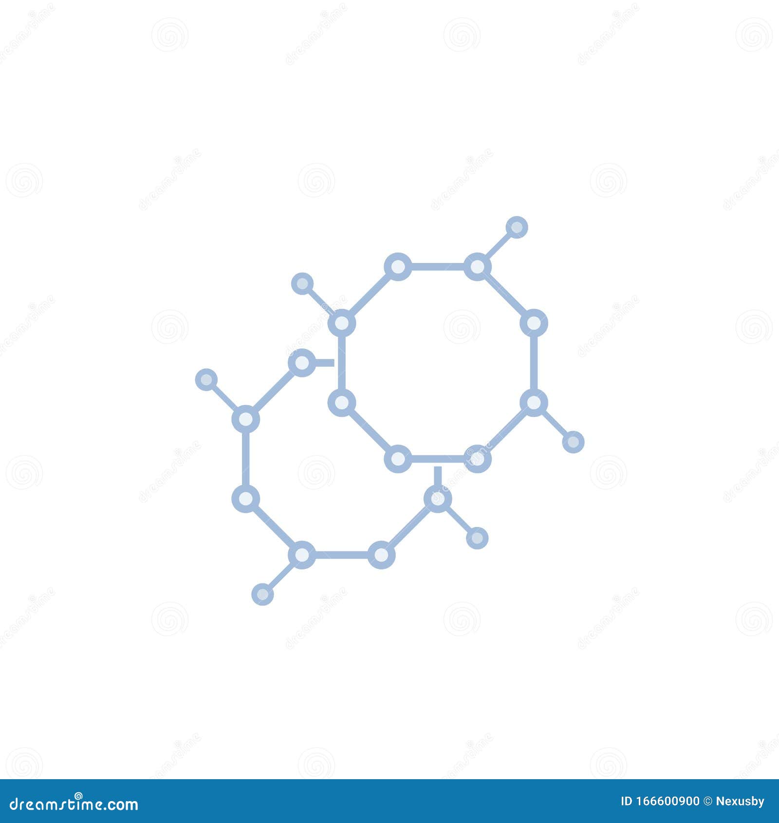 Nano structure vector icon stock vector. Illustration of crystals ...