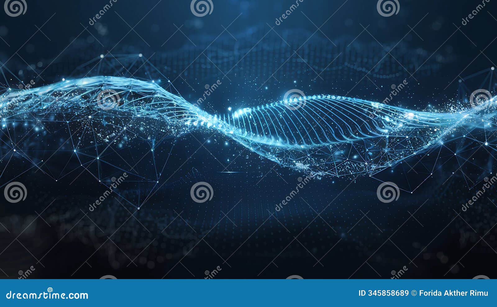 Futuristic Nanotechnology Abstract Background, Nano Tech Stock ...
