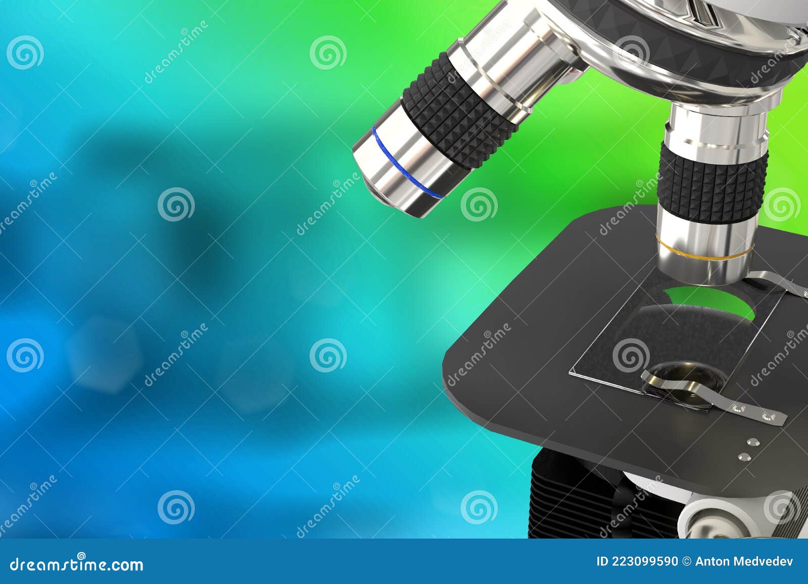 Nano Technology Analysis Concept, Object 3D Illustration - Lab Hi-tech ...