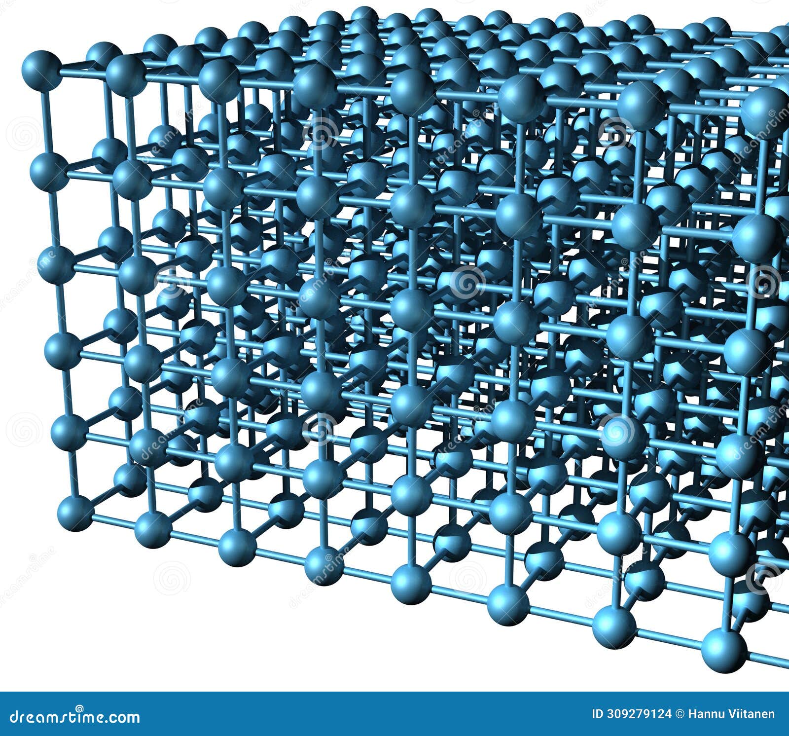 Nano Technology Matrix Structure Stock Illustration - Illustration of ...