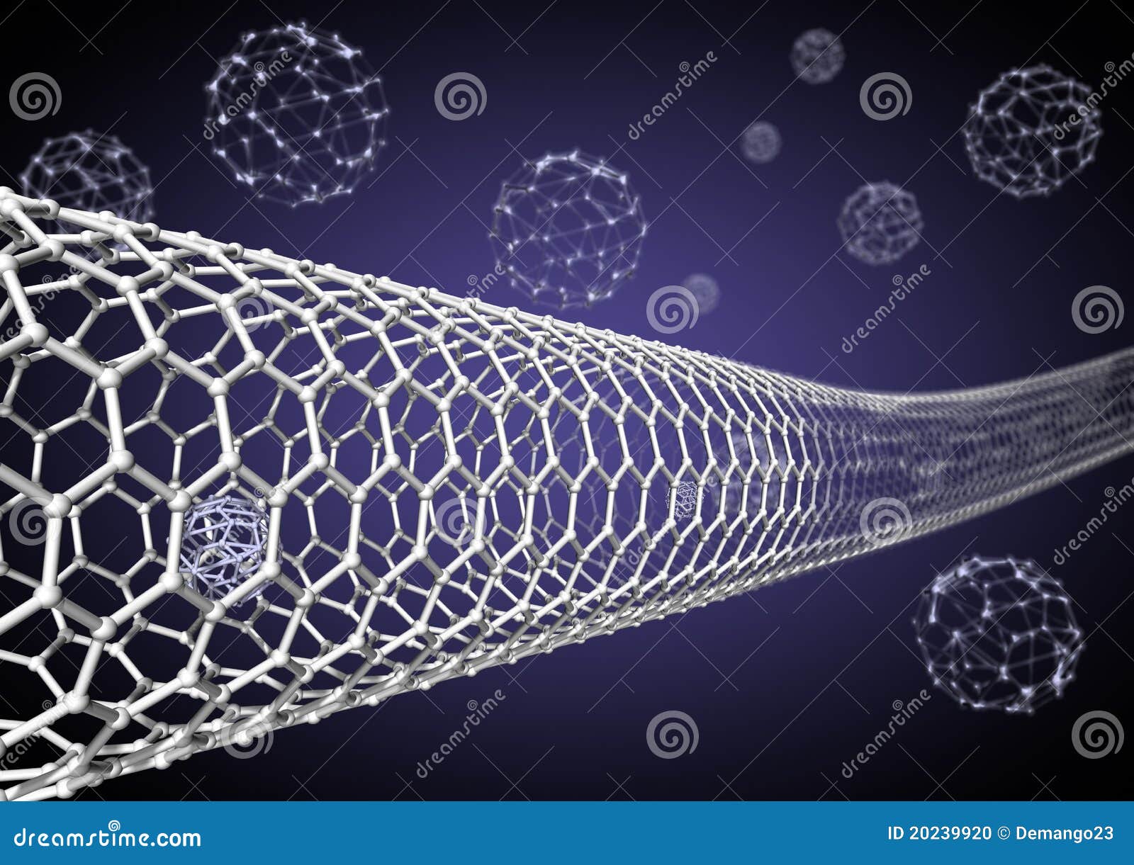 Nano tube stock illustration. Illustration of small, technology - 20239920