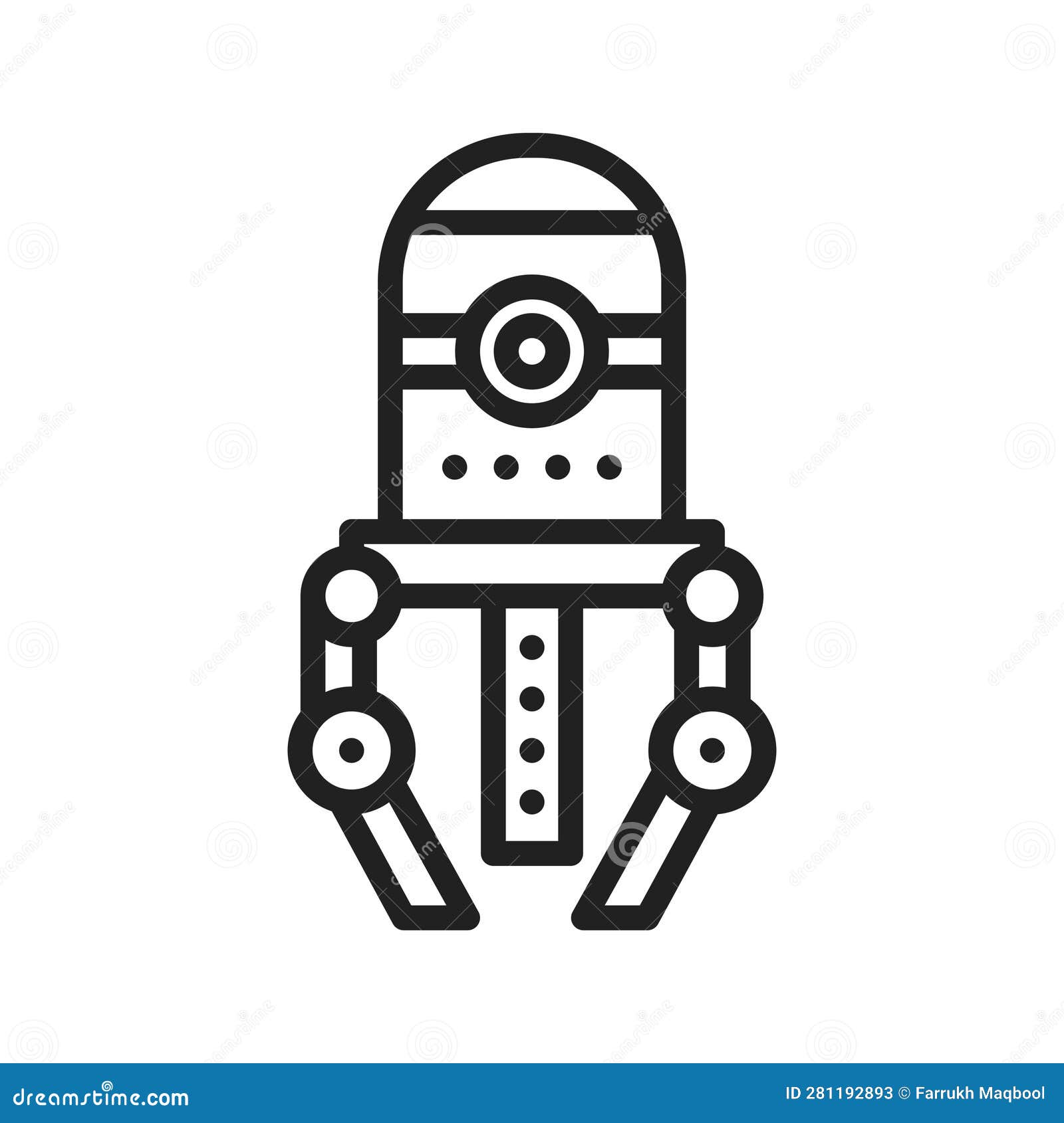 Nanobot Icon Image. stock vector. Illustration of symbol - 281192893