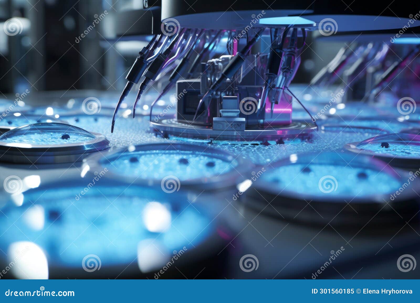 Nanobots Performing Intricate Tasks at a Microscopic Level, Cutting ...