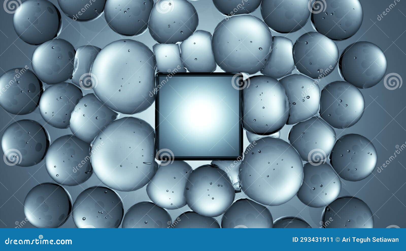Microbubble Or Nanobubble In The White Background Stock Photography ...