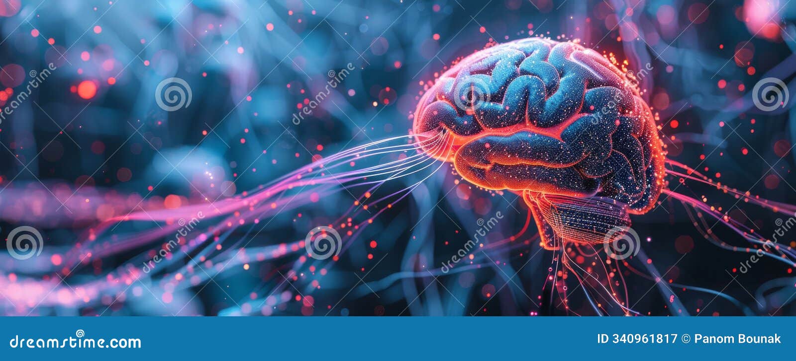 A Nanochip Embedded in a Human Brain, Showcasing the Potential of ...