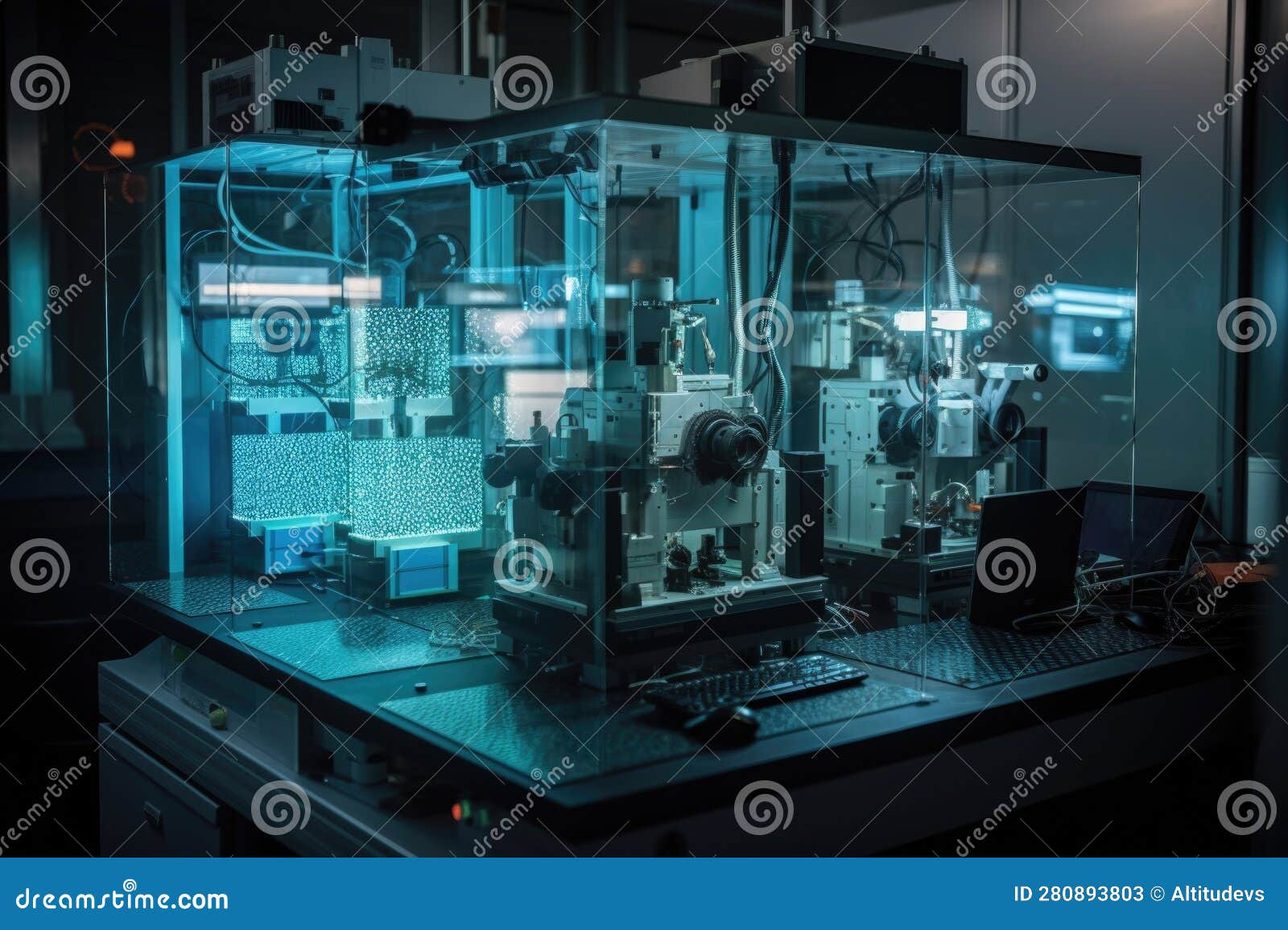 Nanomaterials Being Created in Laboratory, with View of Microscale ...