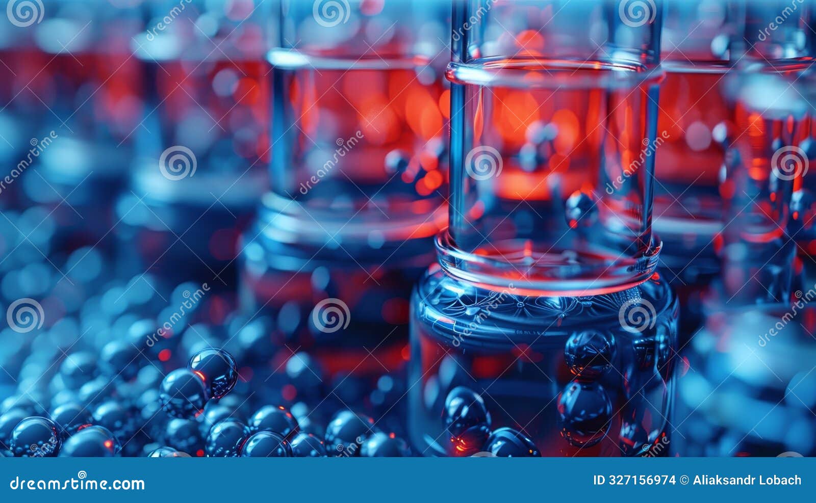 Nanomaterials in the Laboratory. Graphene Quantum Dots Stock Photo ...