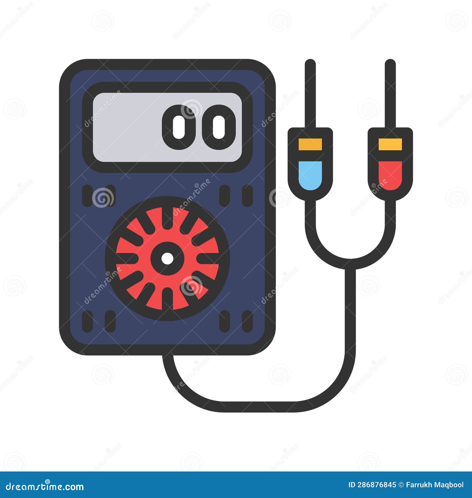 Nanometer Icon Image. stock vector. Illustration of meter - 286876845