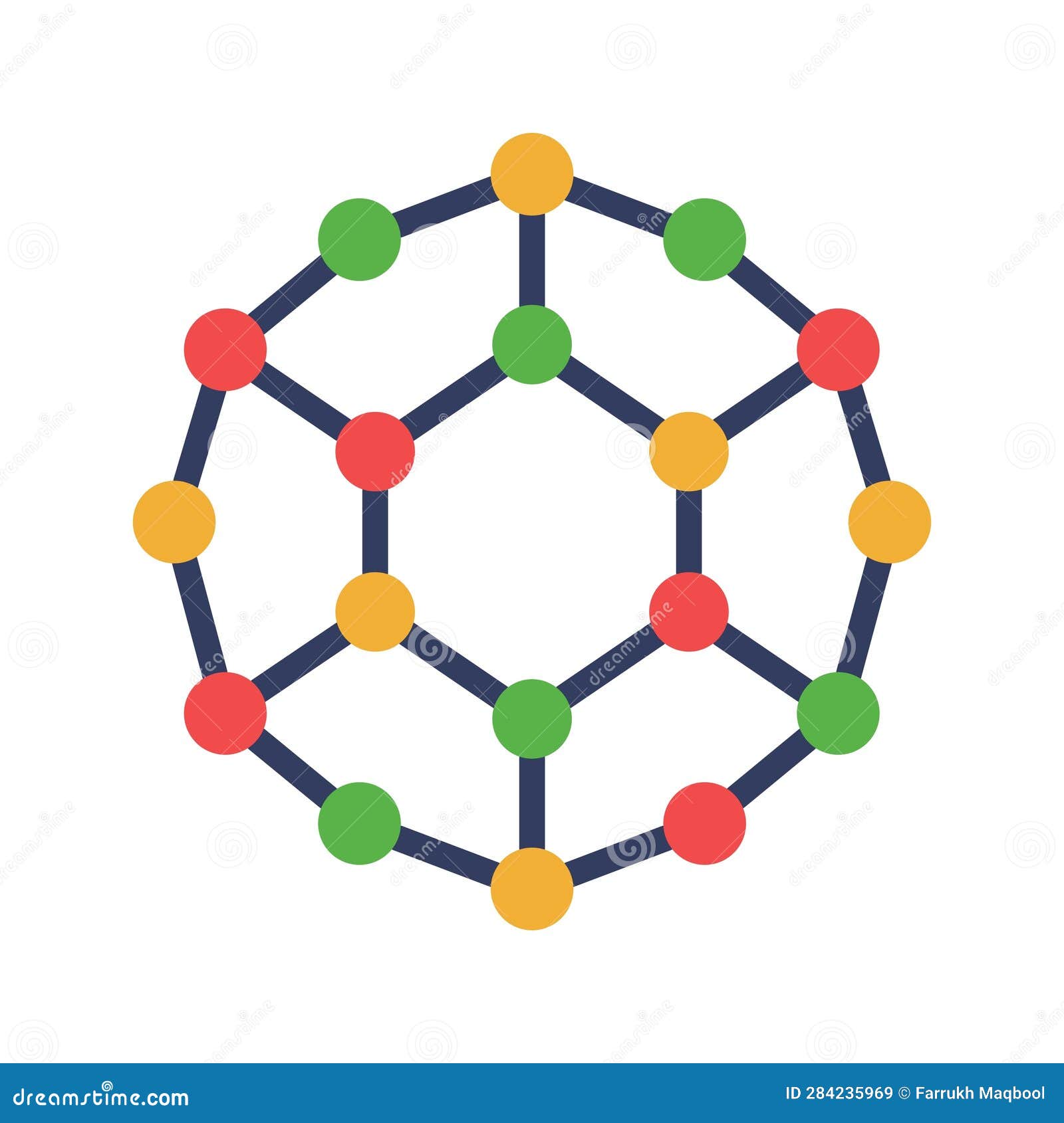 Nanoparticle Icon Image. stock vector. Illustration of isolated - 284235969