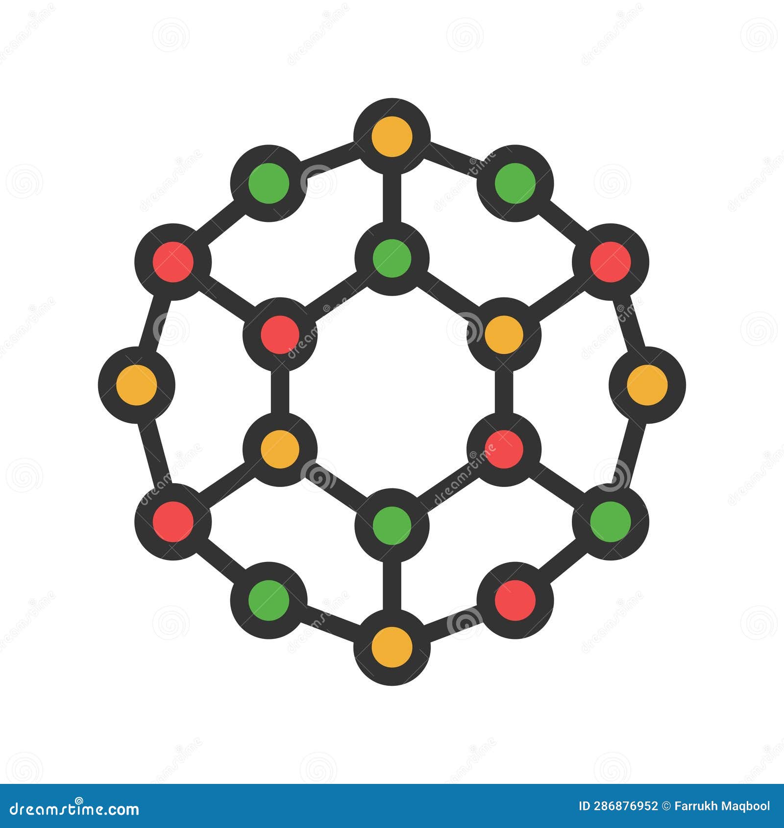 Nanoparticle Icon Image. stock vector. Illustration of icon - 286876952