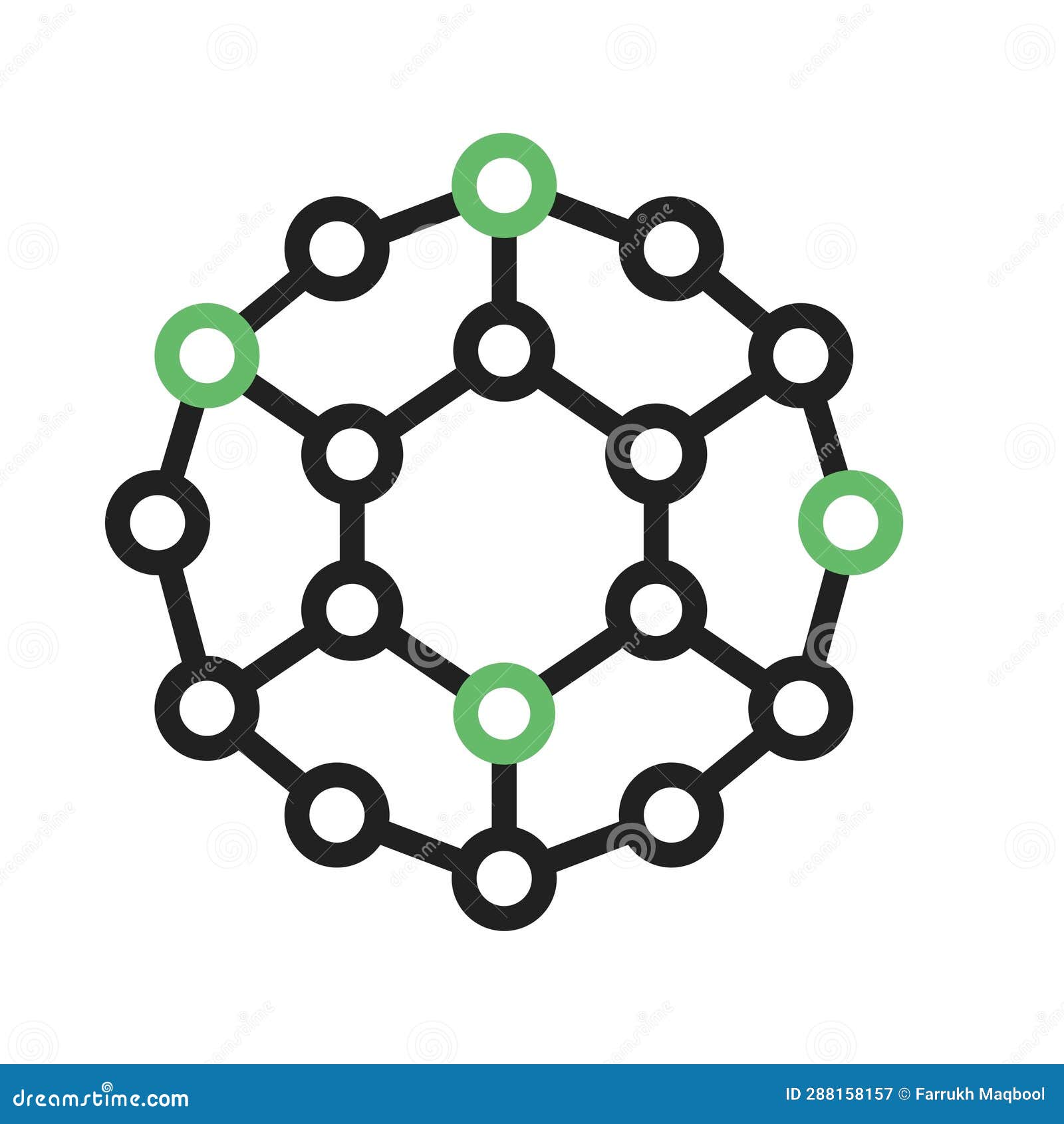 Nanoparticle Icon Image. stock vector. Illustration of user - 288158157