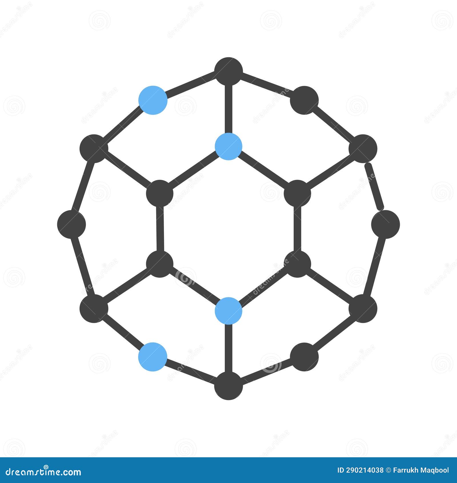 Nanoparticle Icon Image. stock vector. Illustration of design - 290214038