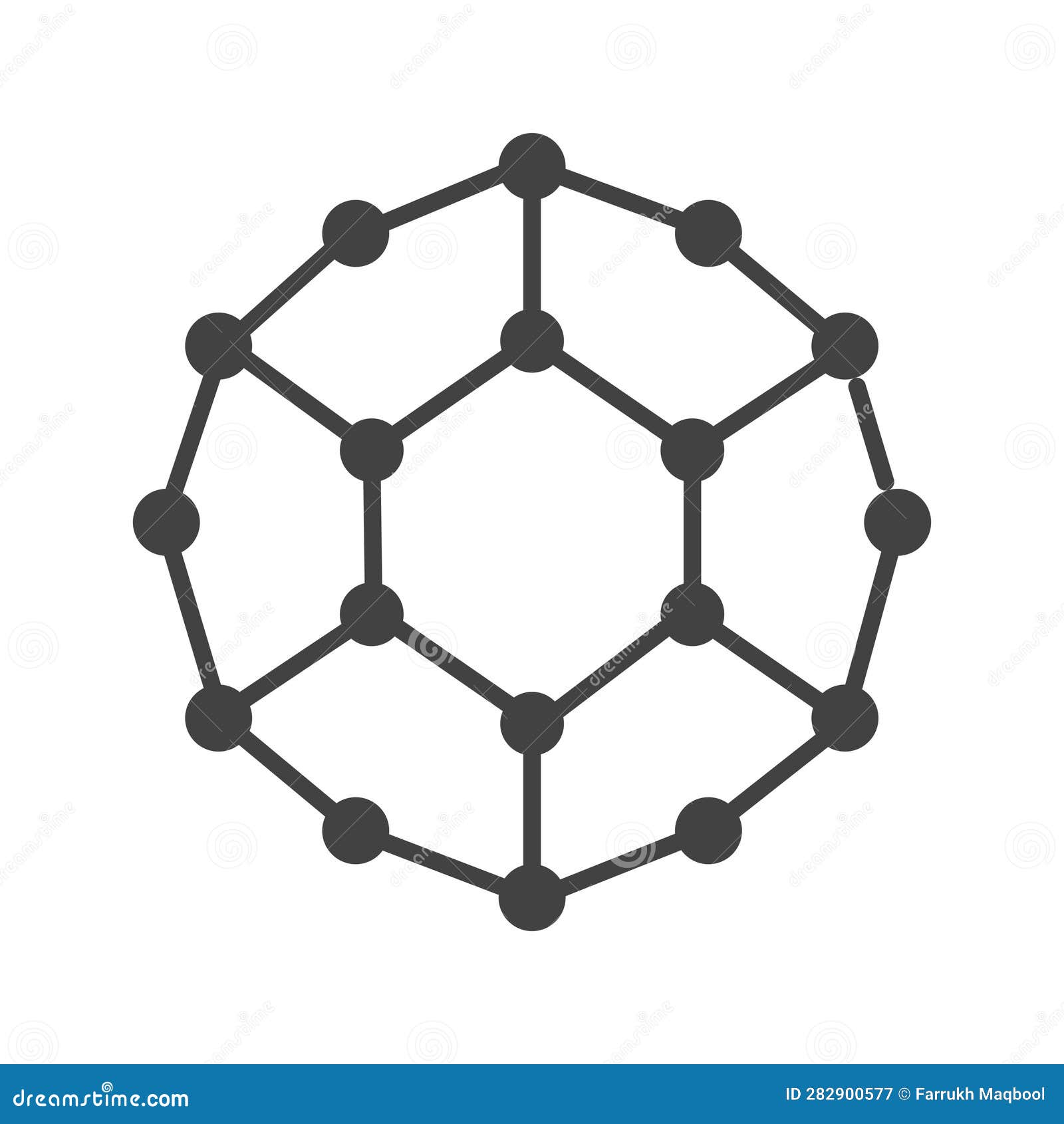 Nanoparticle Icon Image. stock vector. Illustration of concept - 282900577
