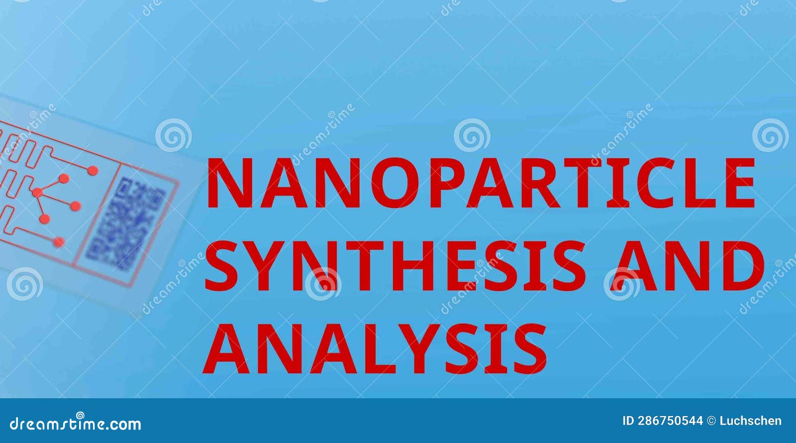Nanoparticle Synthesis and Analysis Lab on Chip Device Stock Photo ...