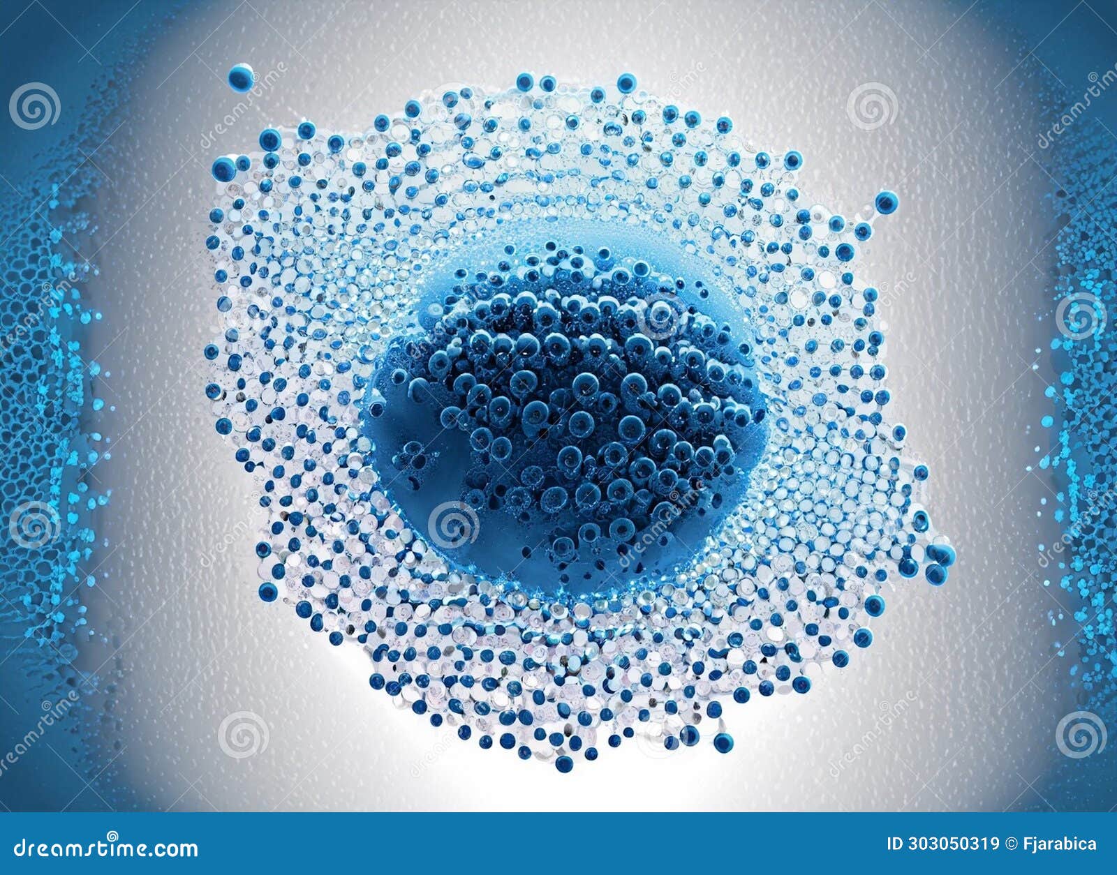 Nanoparticles Abstract Background Stock Illustration - Illustration of ...