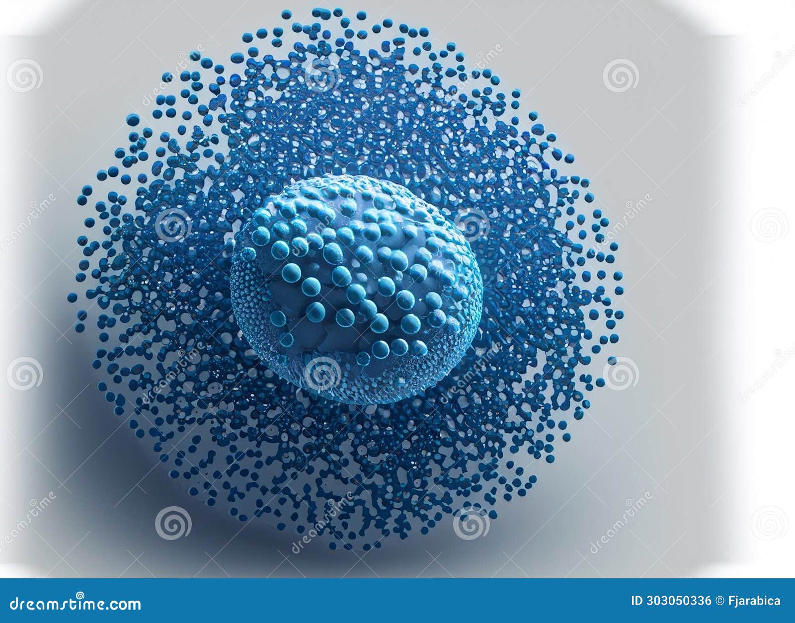 Nanoparticles Abstract Background Stock Illustration - Illustration of ...