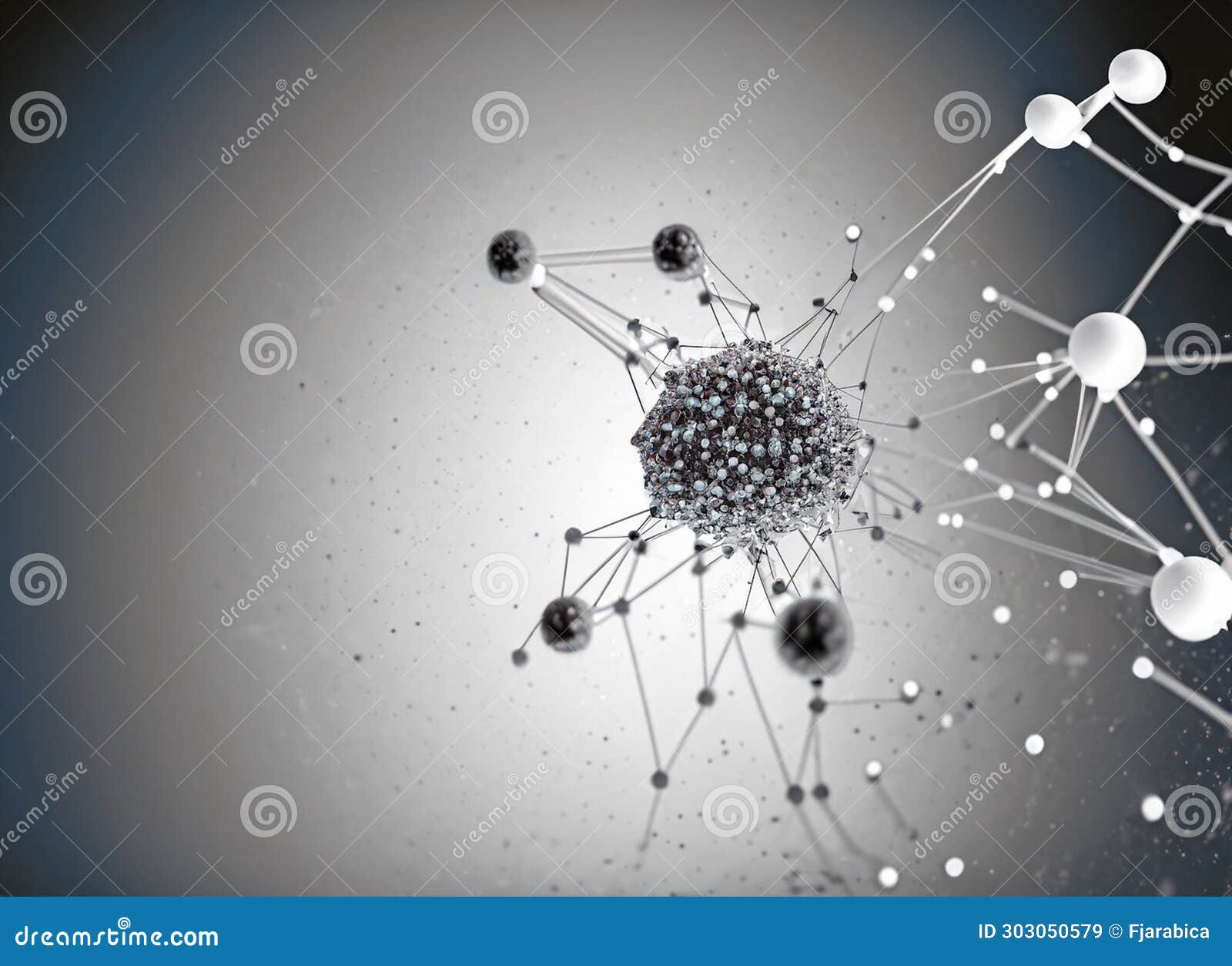 Nanoparticles Abstract Background Stock Illustration - Illustration of ...