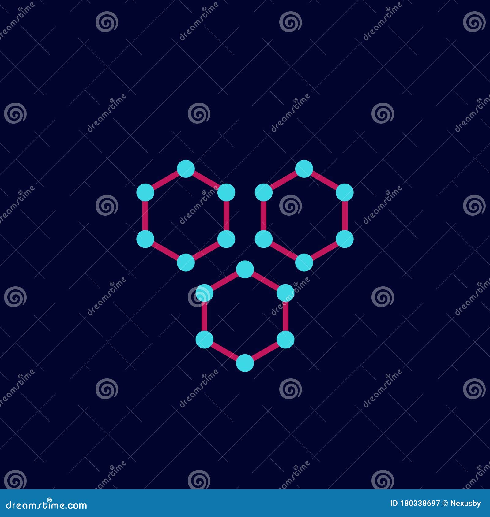 Nanoparticles Icon, Science Vector Stock Vector - Illustration of ...