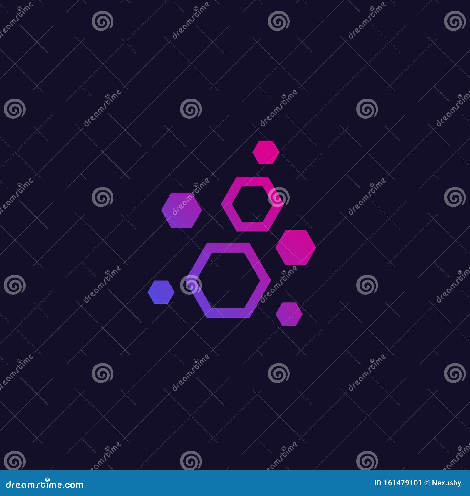 Nanoparticles icon, vector stock vector. Illustration of particles ...