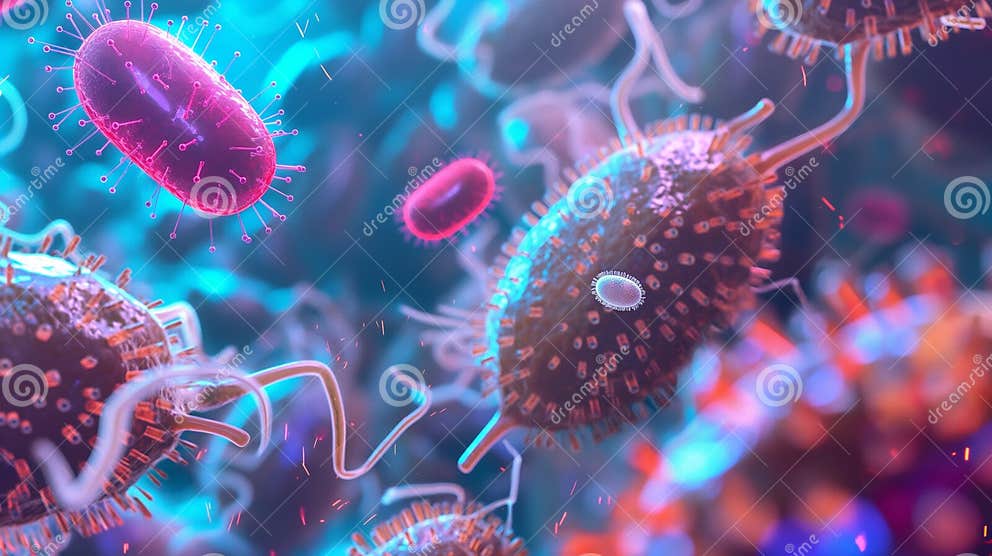 Nanorobots Attack Bacteria in Cells. Biological Robots are Introduced ...